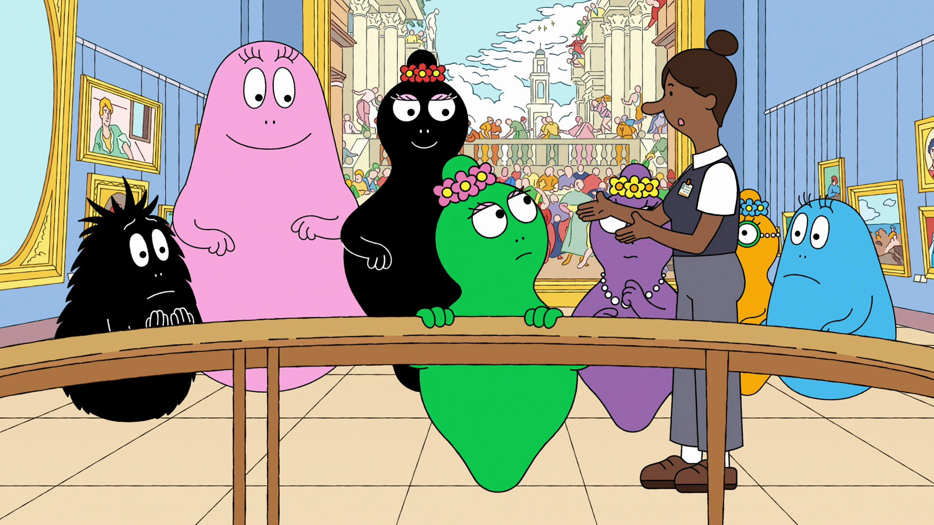 Regarder l’épisode 14, saison 2 de Barbapapa en famille : Le Louvre ...