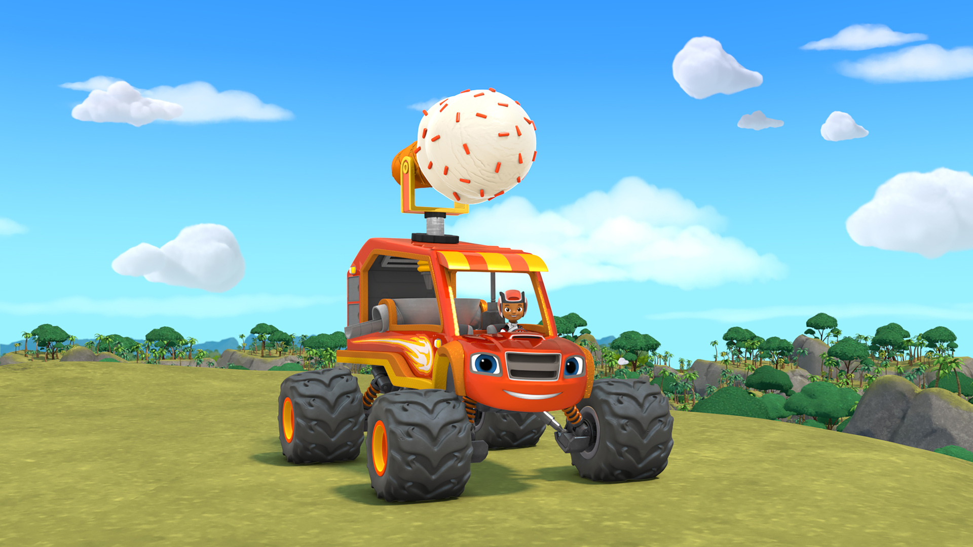 Watch Blaze and the Monster Machines Season 9 Episode 6: Ice Cream Team ...