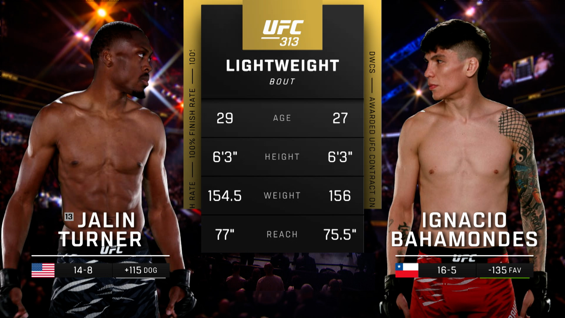 Ve UFC 313: Jalin Turner vs. Ignacio Bahamondes Main Card - Paramount+ ...