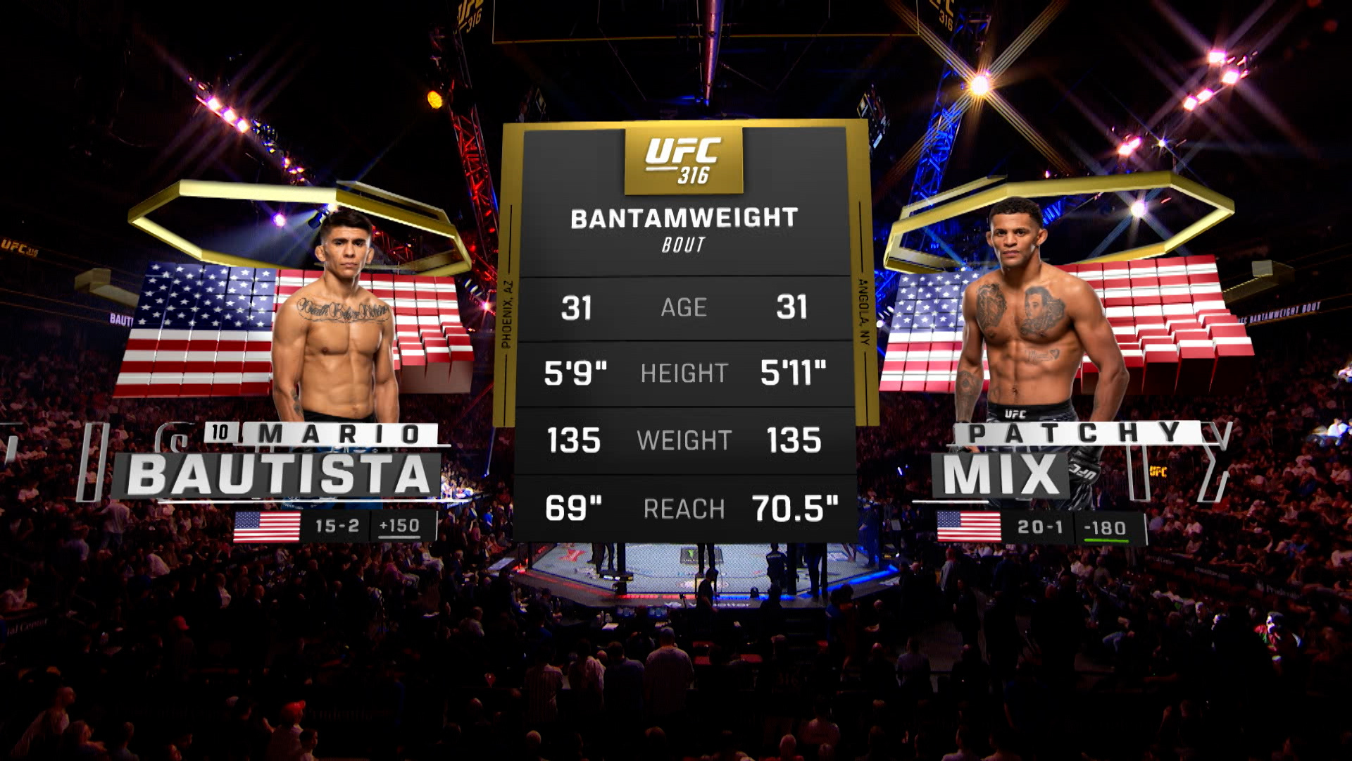 Ve UFC 316: Mario Bautista vs. Patchy Mix Main Card - Paramount+ El ...