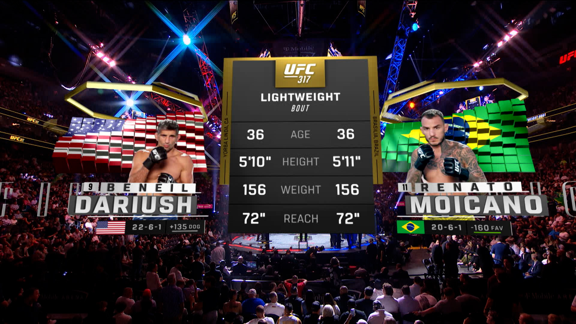 Ve UFC 317: Beneil Dariush vs. Renato Moicano Main Card - Paramount+ ...