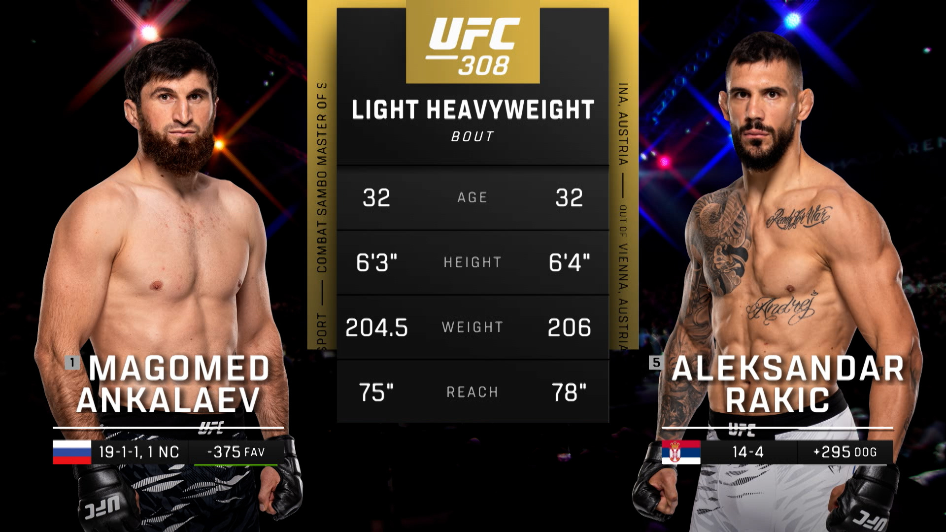 Watch UFC 308: Magomed Ankalaev vs. Aleksandar Rakic Main Card - Paramount+