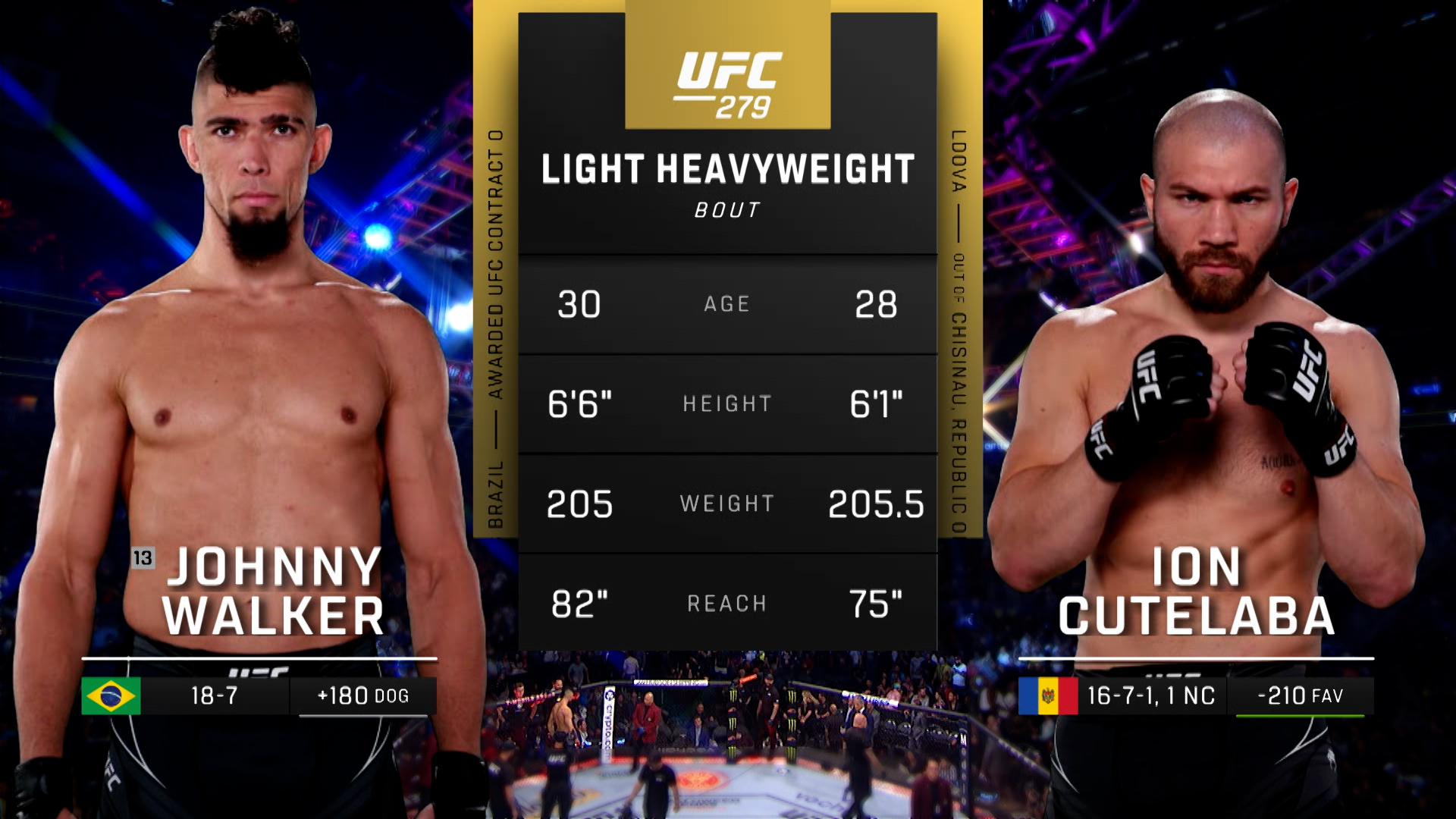 Watch UFC 279: Johnny Walker vs. Ion Cutelaba Main Card - Paramount+