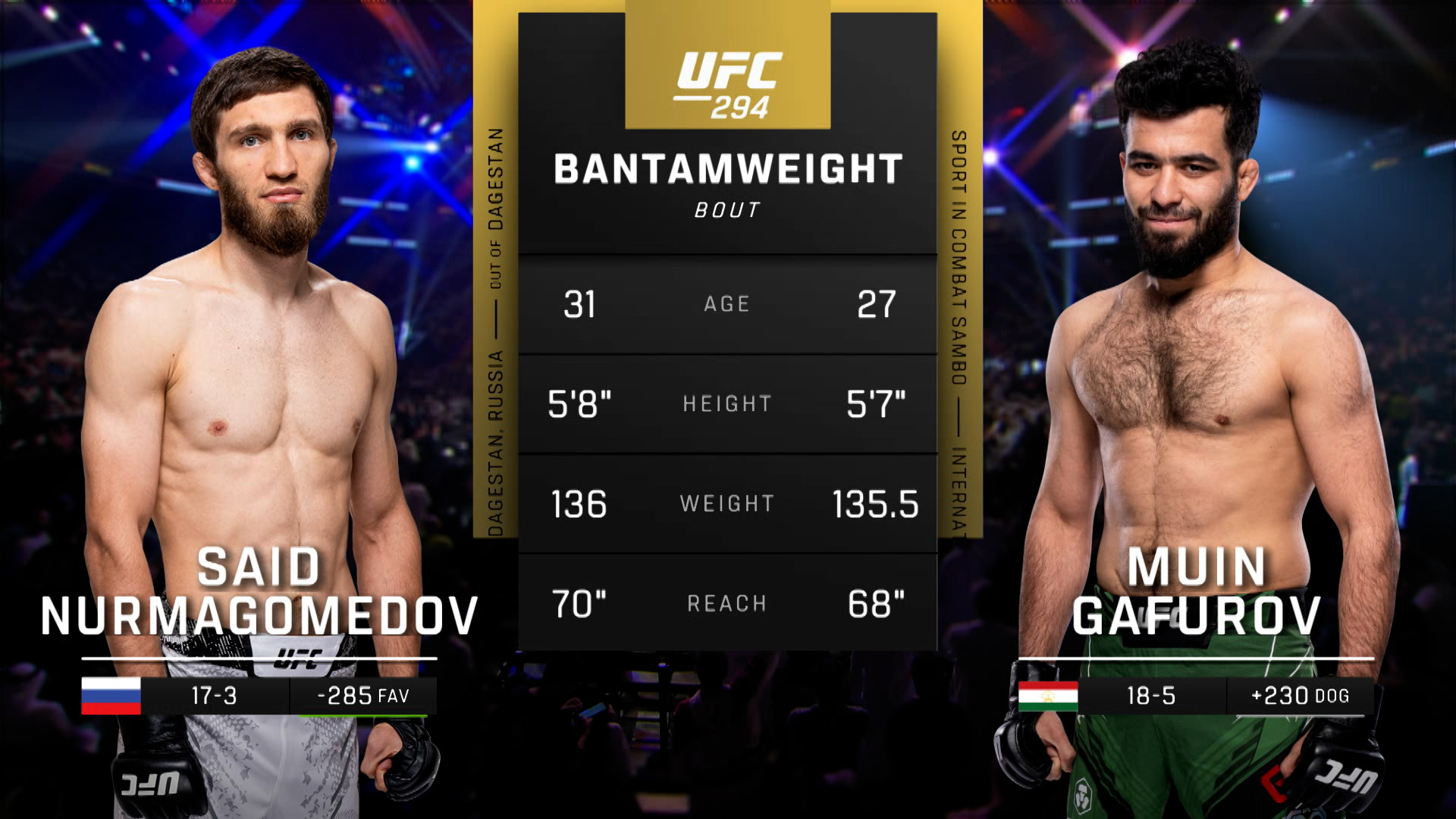 Watch UFC 294: Said Nurmagomedov vs. Muin Gafurov Main Card - Paramount+
