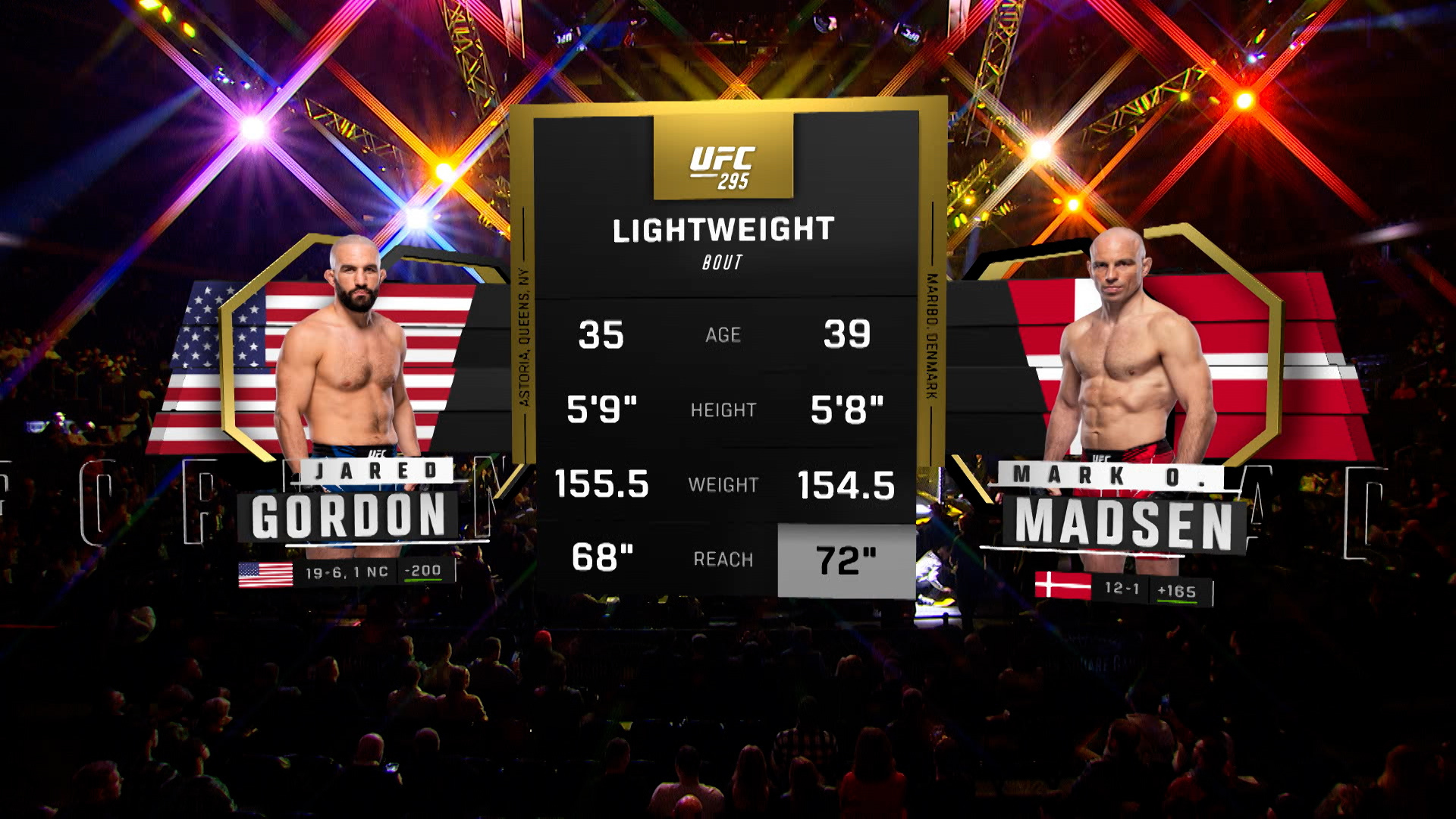 Assista a UFC 295: Jared Gordon vs. Mark Madsen Prelims - Paramount+ Brasil
