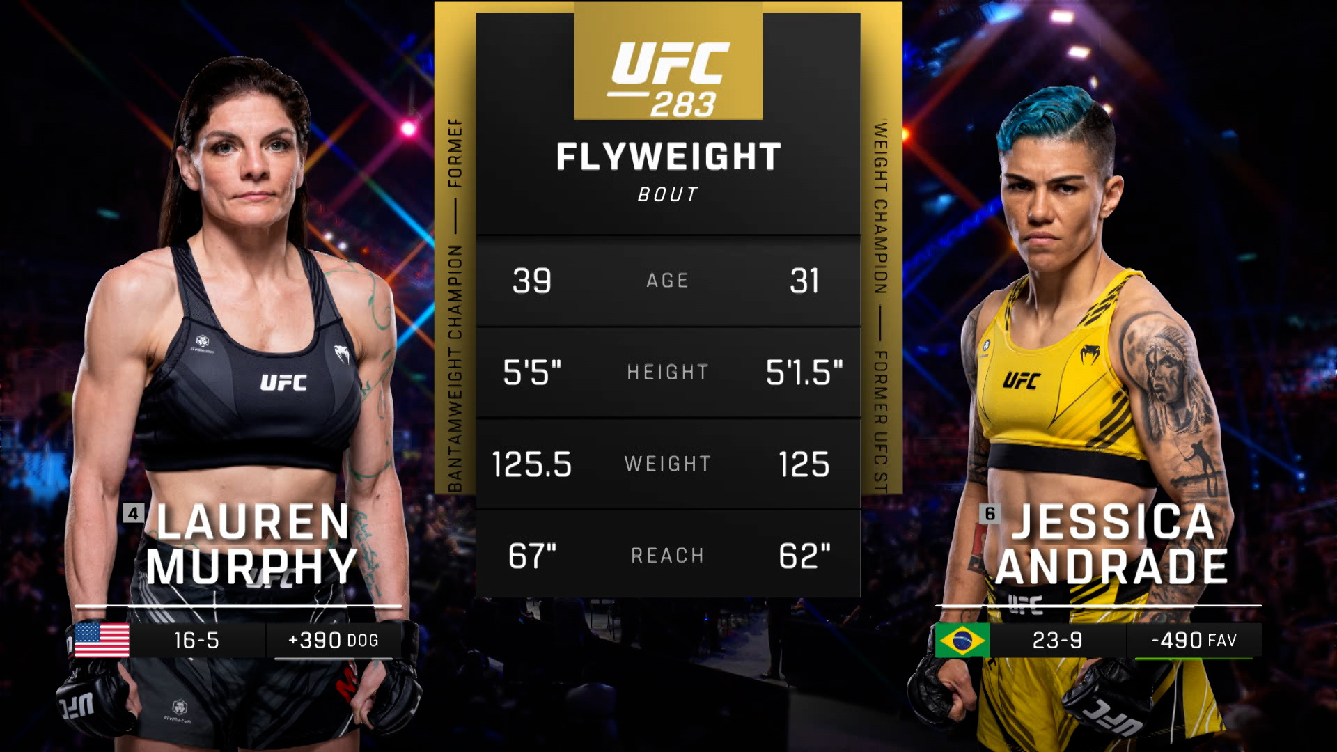 Ve UFC 283: Lauren Murphy vs. Jessica Andrade Main Card - Paramount+ Panamá