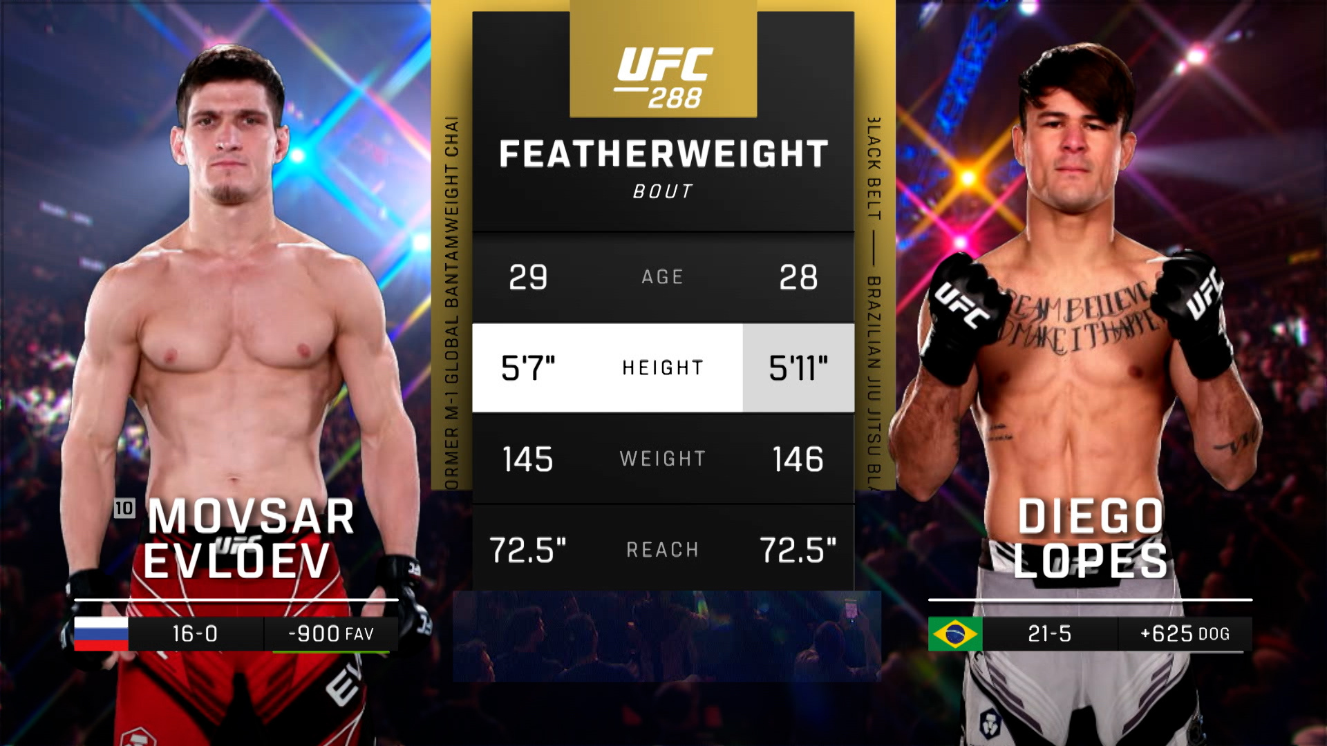 Watch UFC Season 288 Episode 4: 288: Movsar Evloev vs. Diego Lopes Main ...