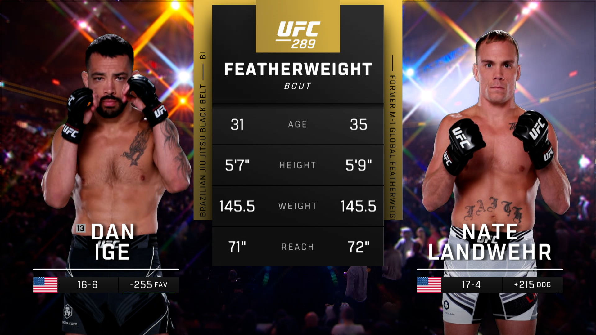 Watch UFC Season 289 Episode 4: 289: Dan Ige vs. Nate Landwehr Main ...