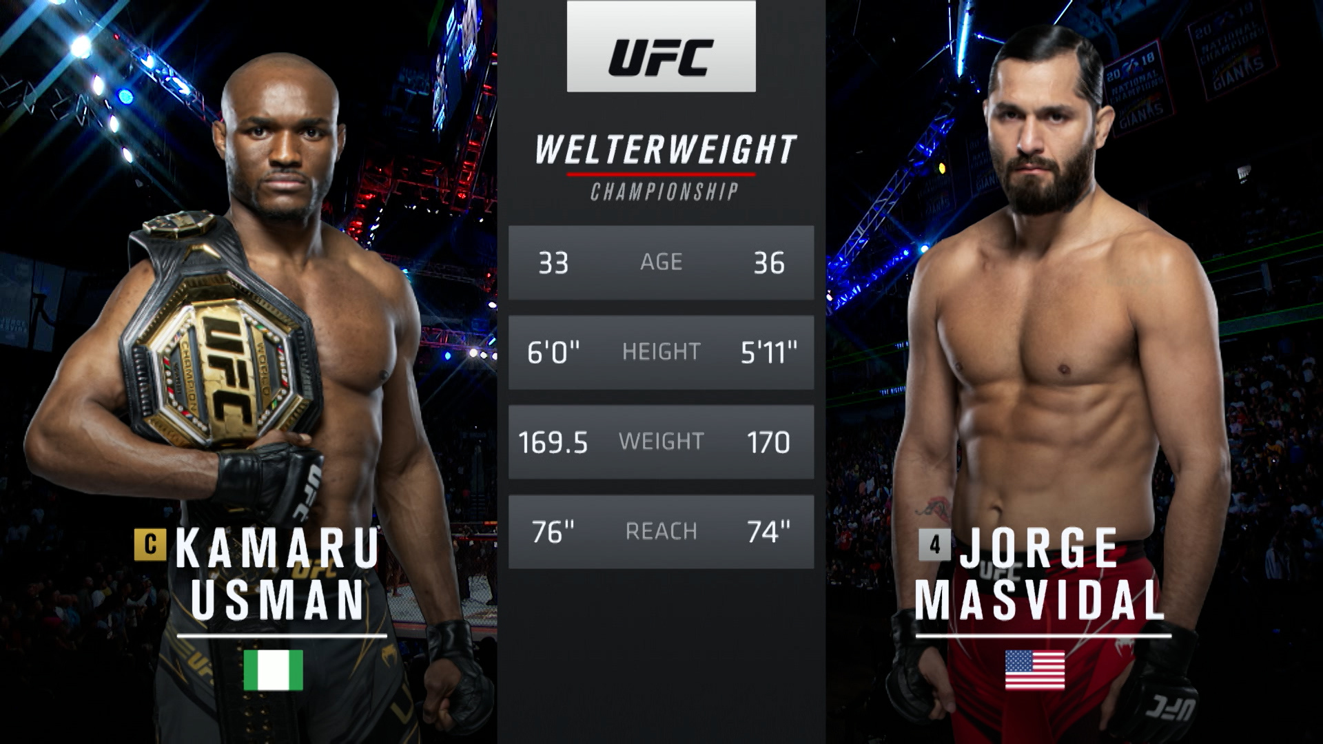 Ve UFC 261: Kamaru Usman vs. Jorge Masvidal Main Card - Paramount+ ...