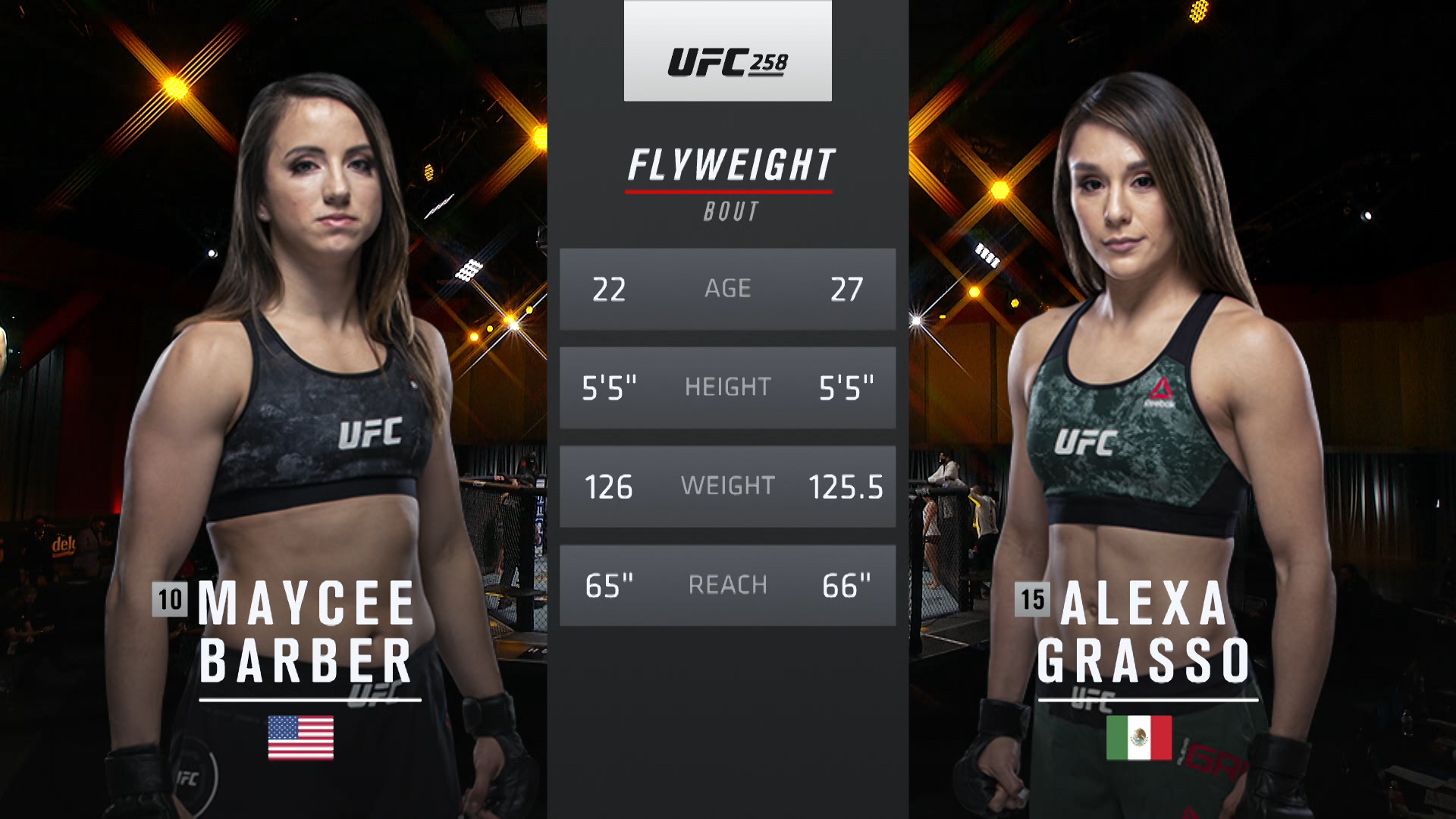 Watch UFC Season 258 Episode 2: 258: Maycee Barber vs. Alexa Grasso ...