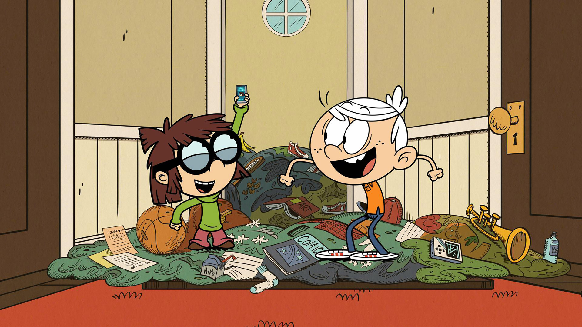Watch The Loud House Season 9 Episode 11: Hologram Jam/Sick as a Dad ...
