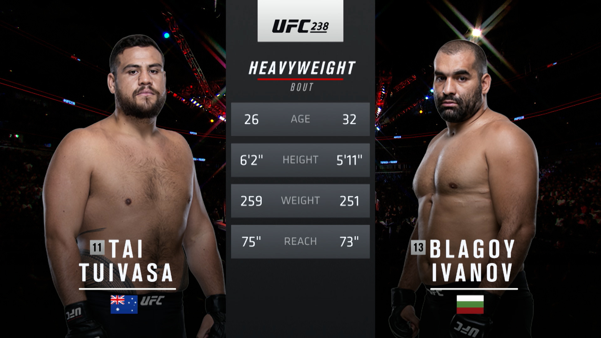 Watch UFC 2010s UFC 238: Tai Tuivasa vs. Blagoy Ivanov - Paramount+ ...