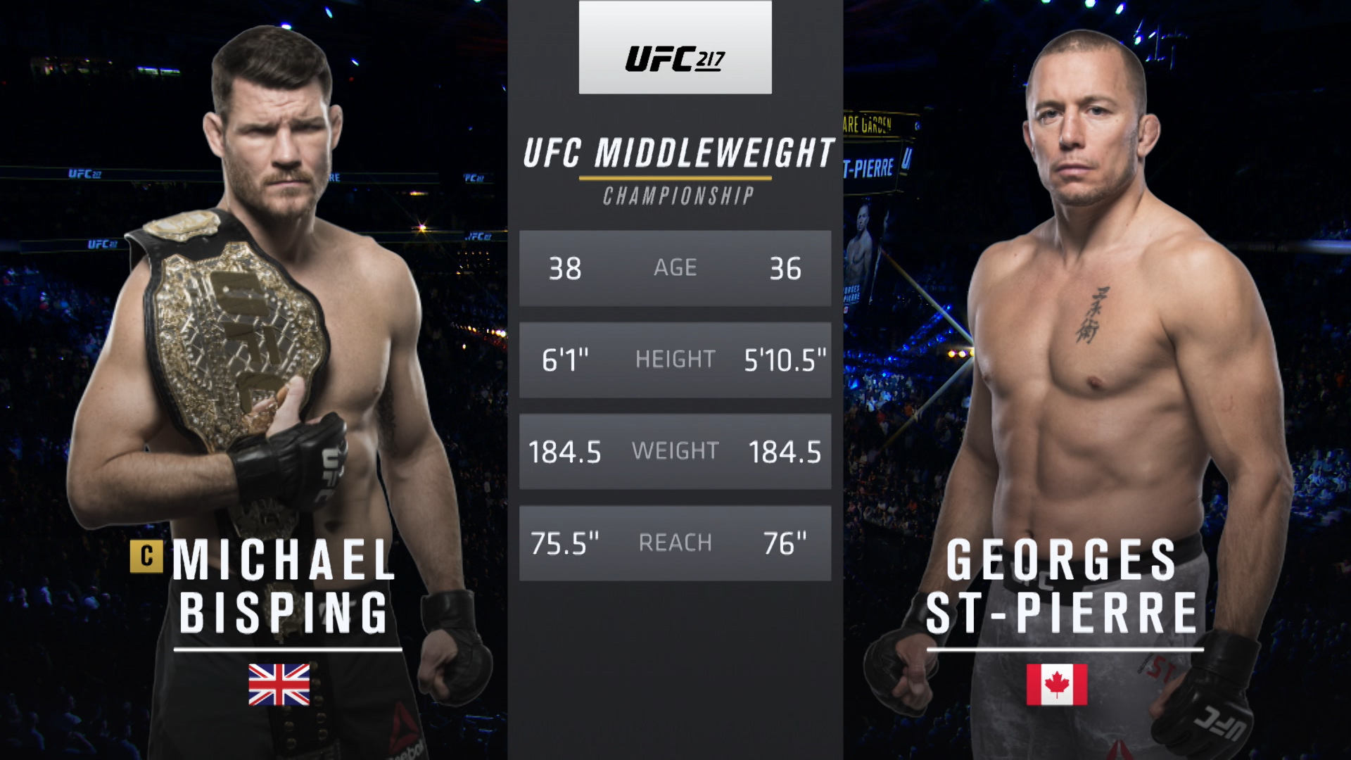 Ve UFC 2010s UFC 217: Bisping vs. St-Pierre Event Recap - Paramount+ Perú
