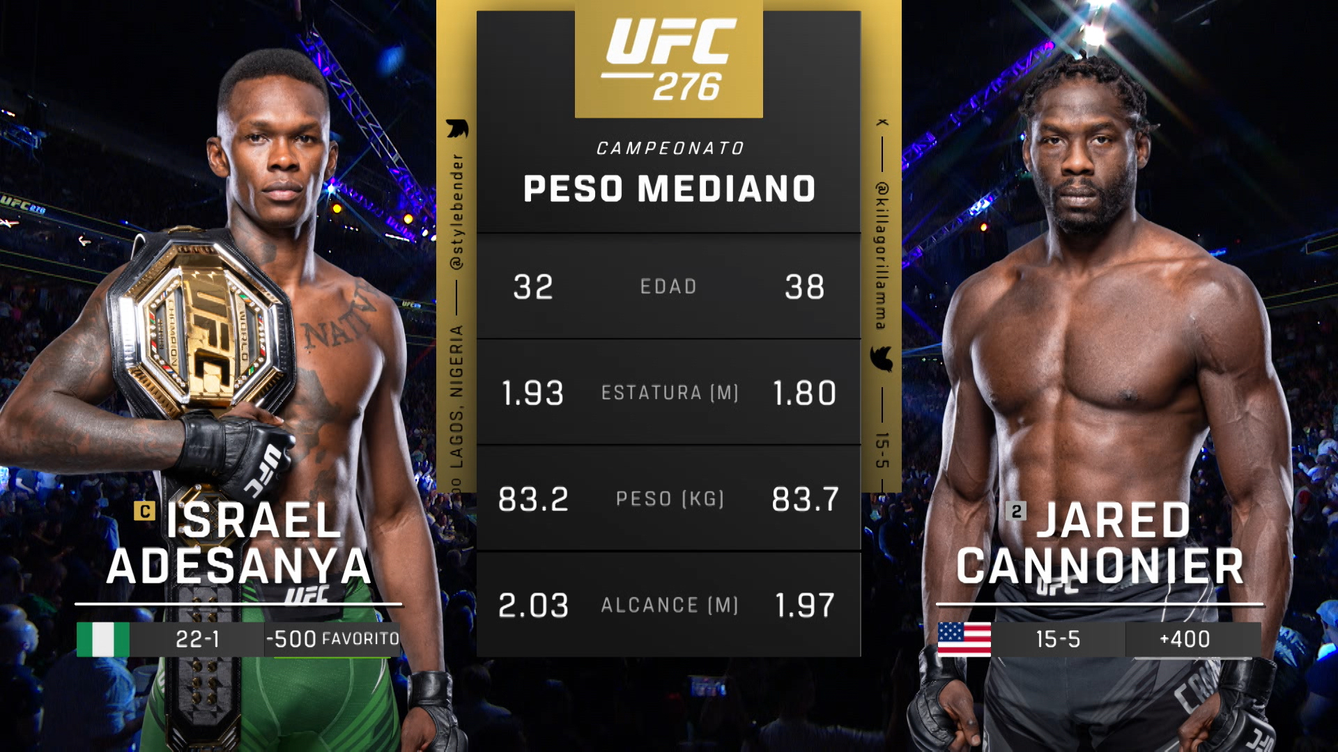 Watch UFC (Español) 276: Adesanya vs. Cannonier Event Recap (Español ...