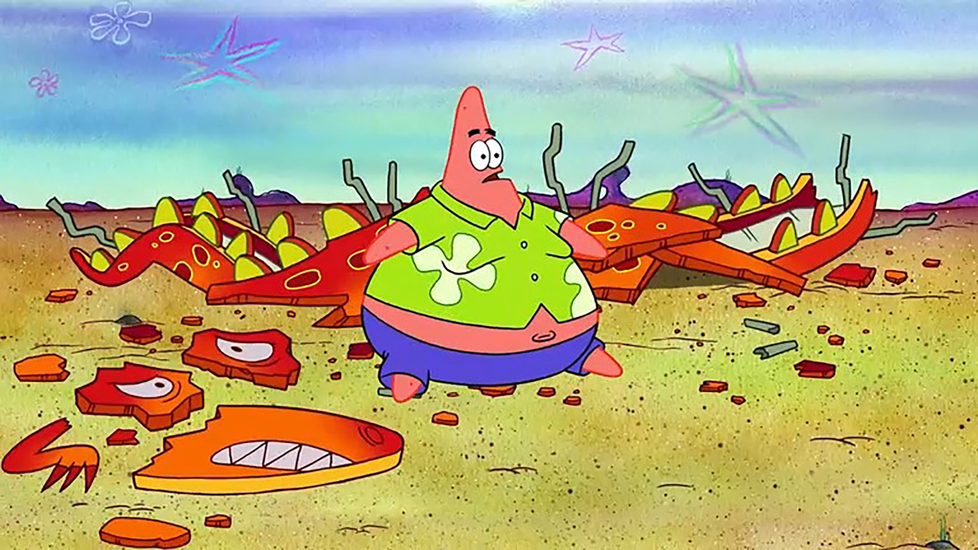 Patrick Star Death SpongeBuddy Mania SpongeBob Characters Patrick