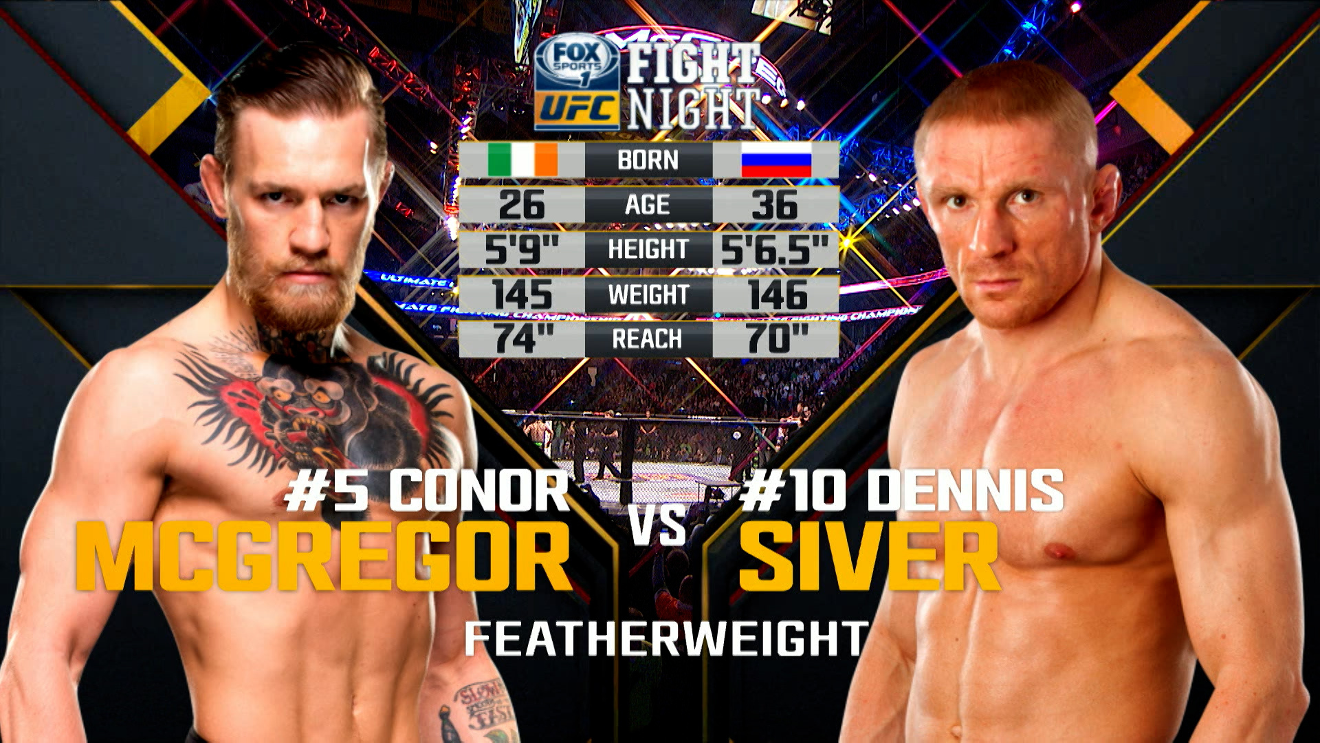 Watch UFC Fight Night Conor McGregor vs. Dennis Siver - Paramount+ ...