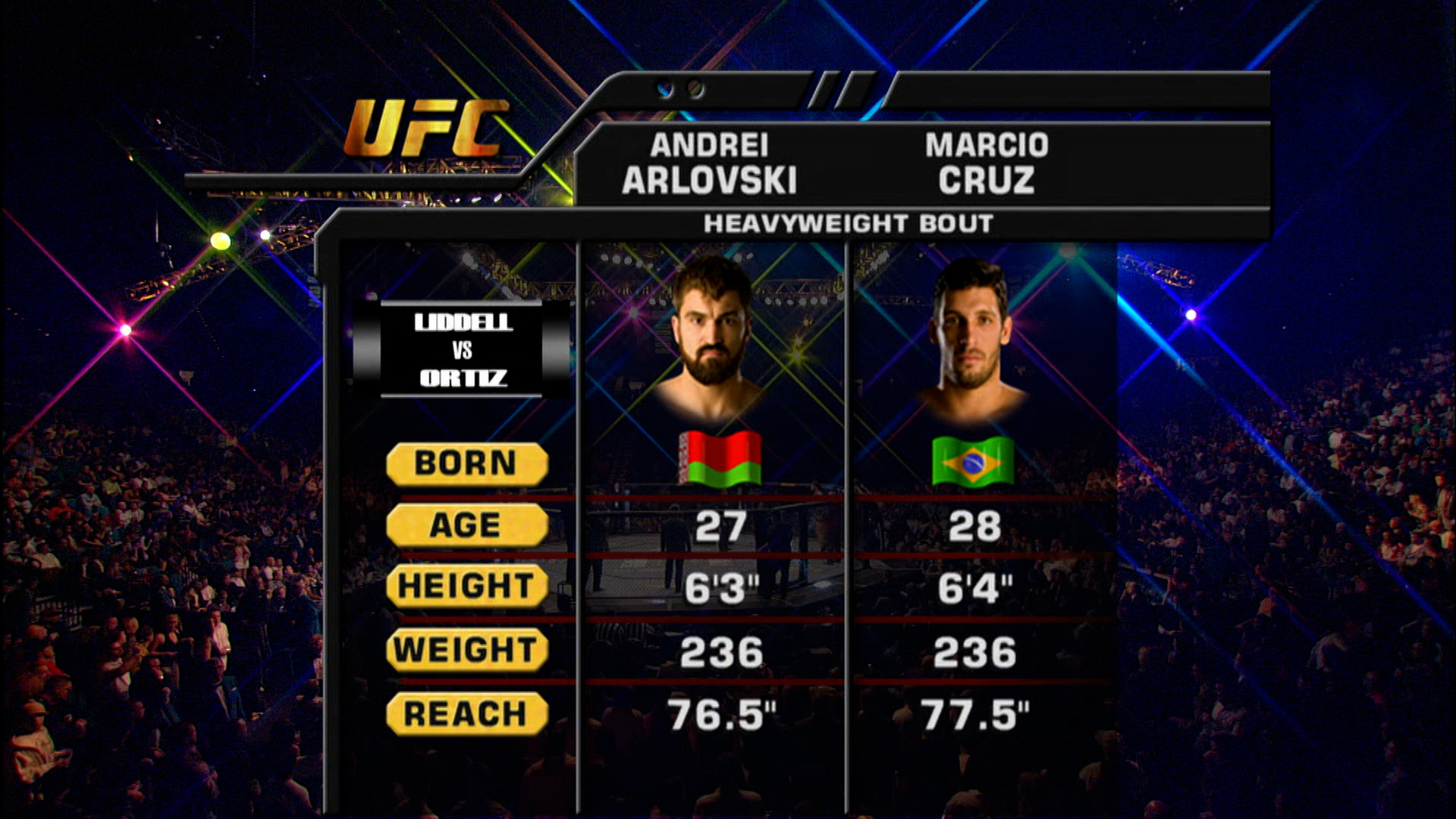 Watch UFC 2000s UFC 66: Andrei Arlovski vs. Marcio Cruz - Paramount+