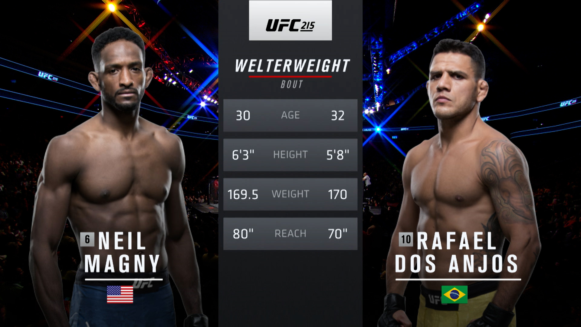 Watch UFC 2010s UFC 215: Neil Magny vs. Rafael Dos Anjos - Paramount+