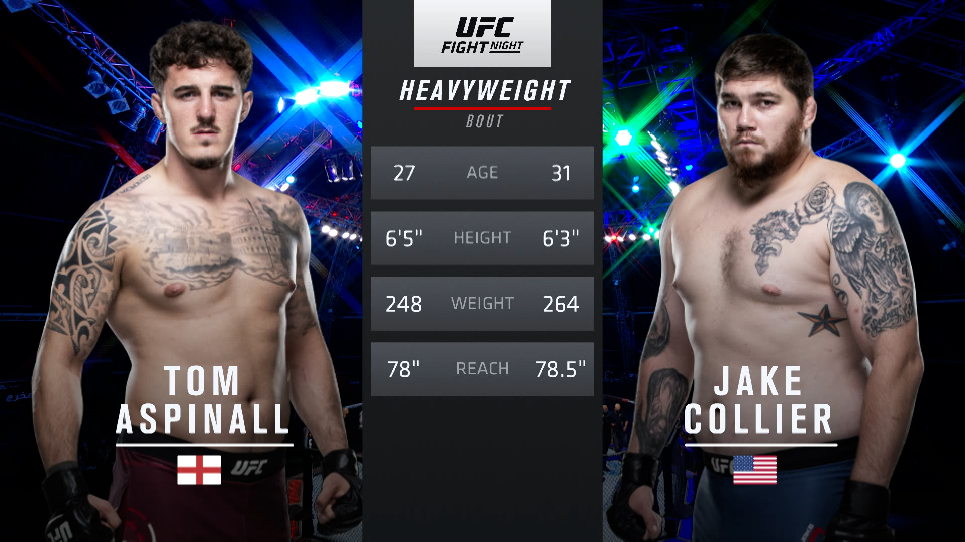 Watch UFC Fight Night Tom Aspinall vs. Jake Collier - Paramount+ Australia