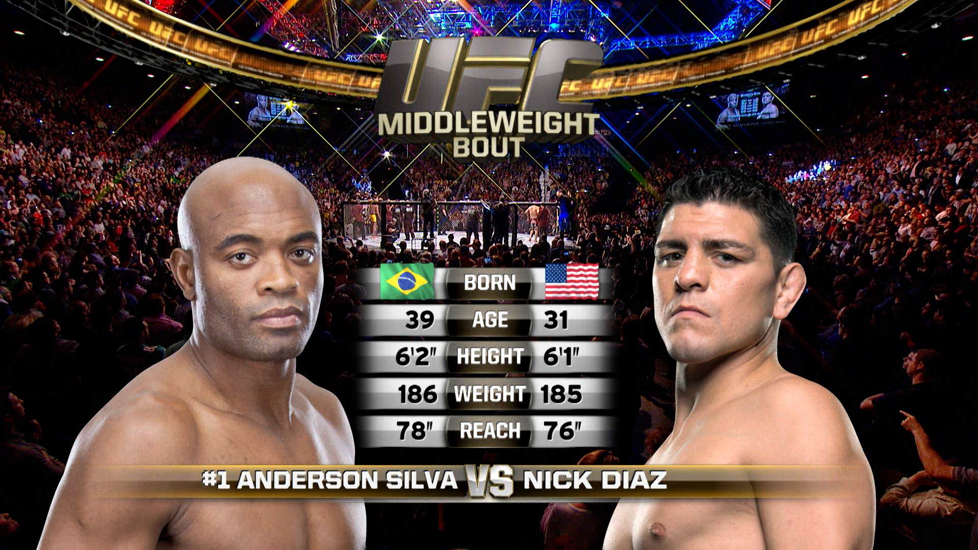 Ve UFC 2010s UFC 183: Anderson Silva vs. Nick Diaz - Paramount+ Venezuela
