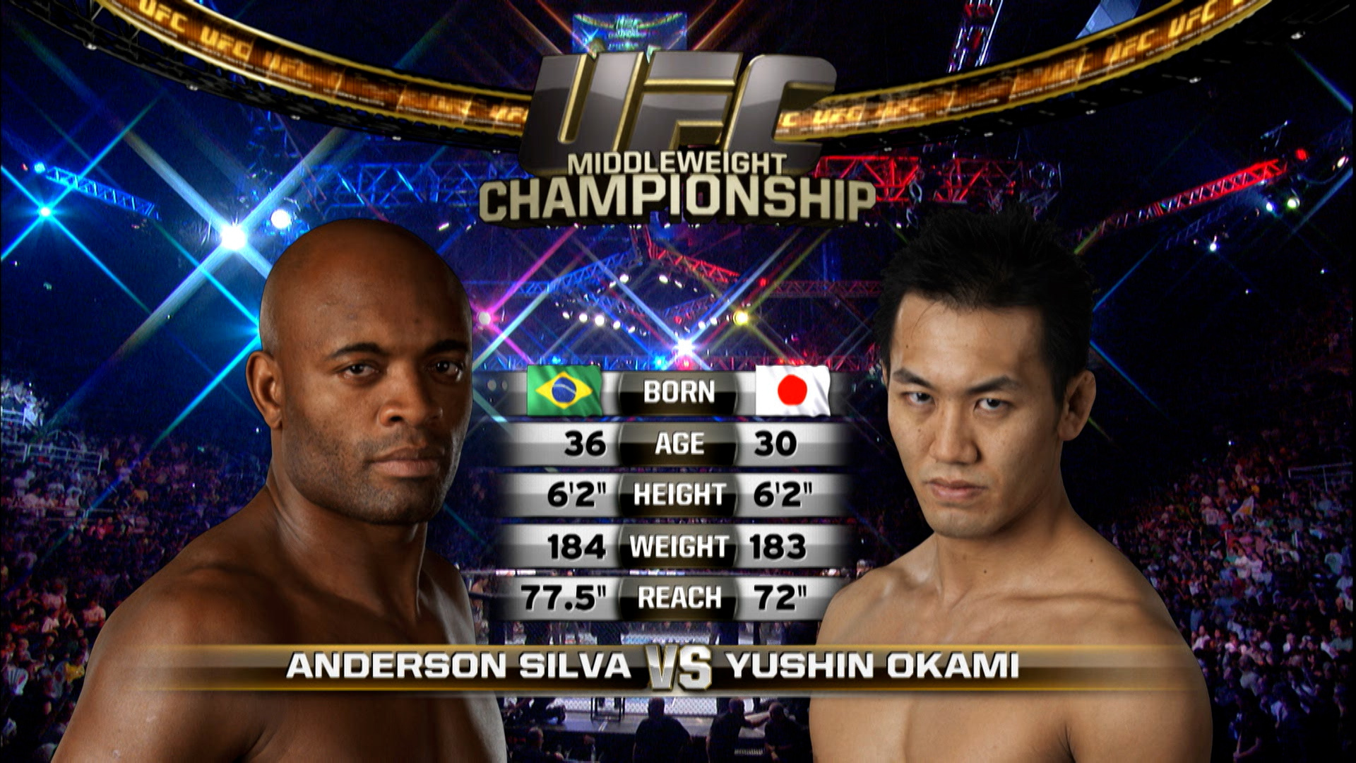 Ve UFC 2010s UFC 134: Anderson Silva vs. Yushin Okami - Paramount+ El ...