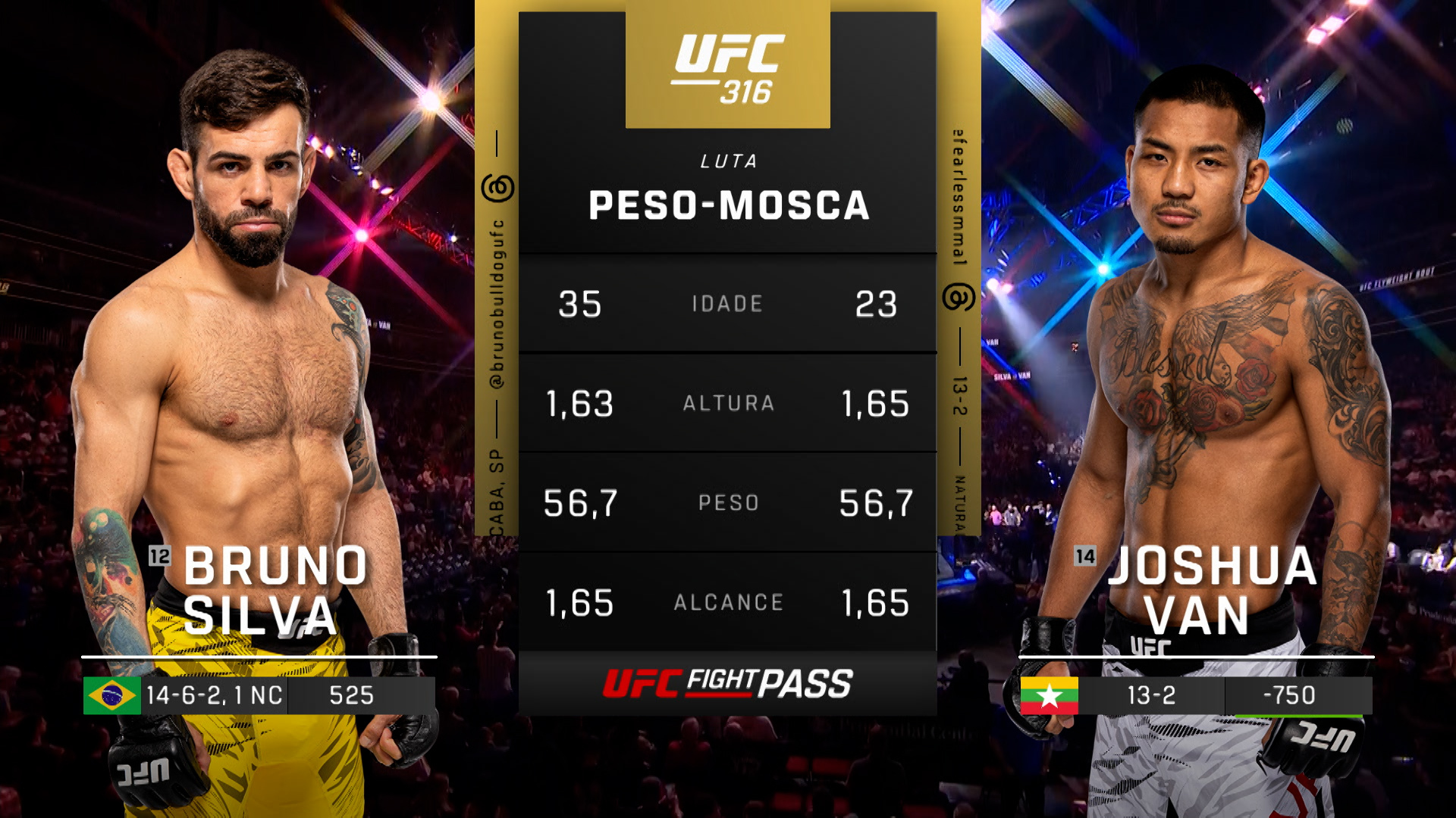 Ve UFC (Português) 316: Bruno Silva vs. Joshua Van Prelims (Português ...