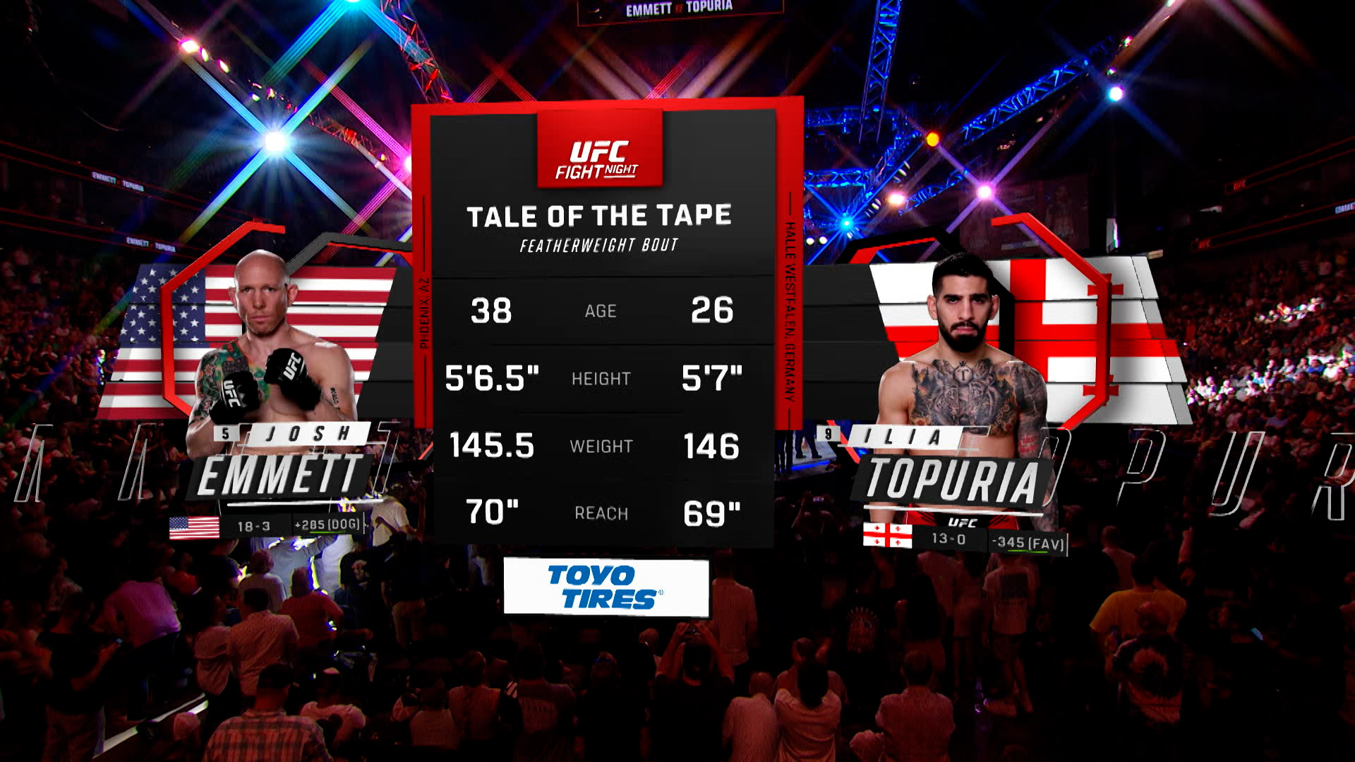 Watch UFC Fight Night Josh Emmett vs. Ilia Topuria - Paramount+