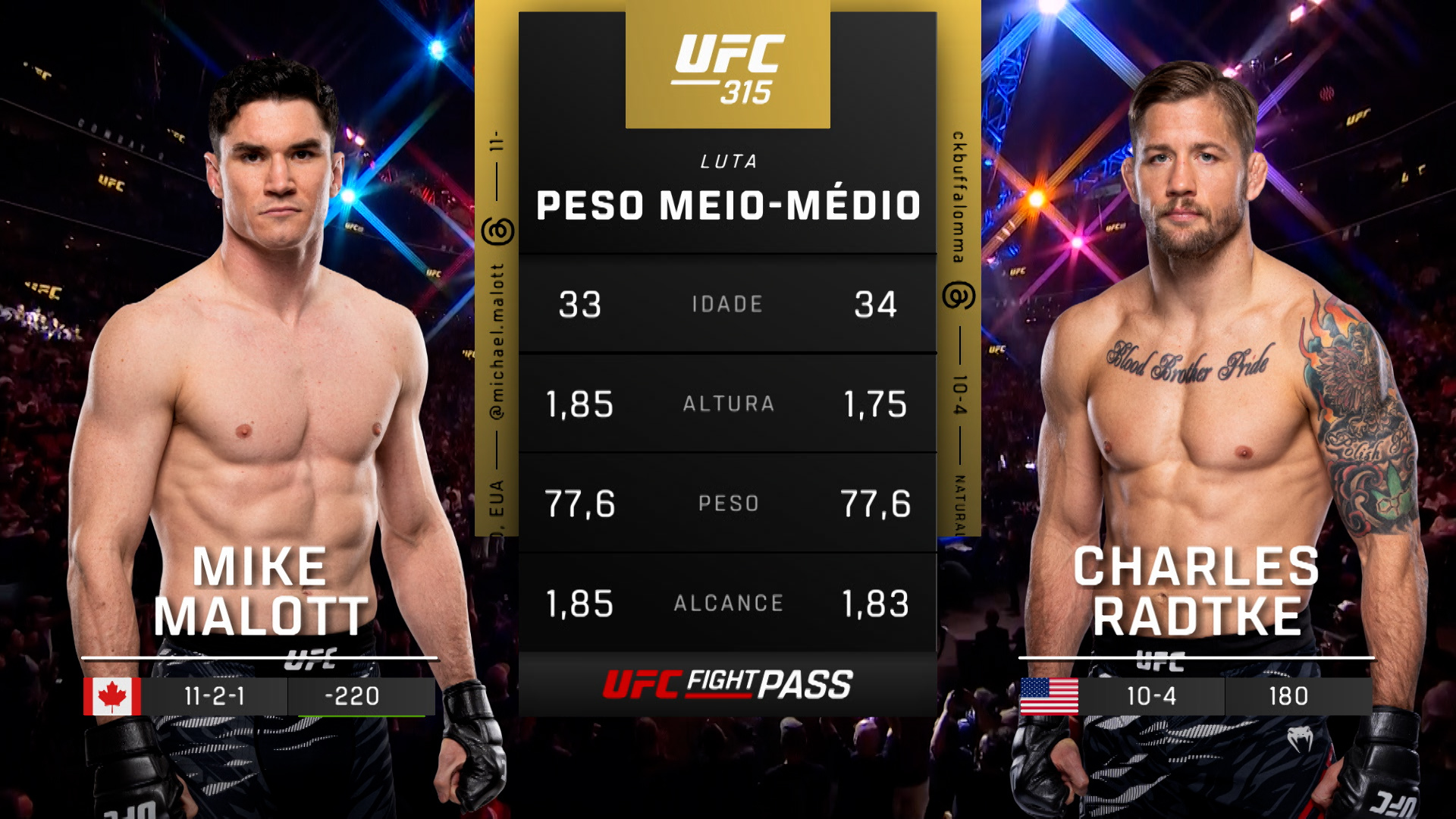 Watch UFC (Português) 315: Mike Malott vs. Charles Radtke Prelims ...