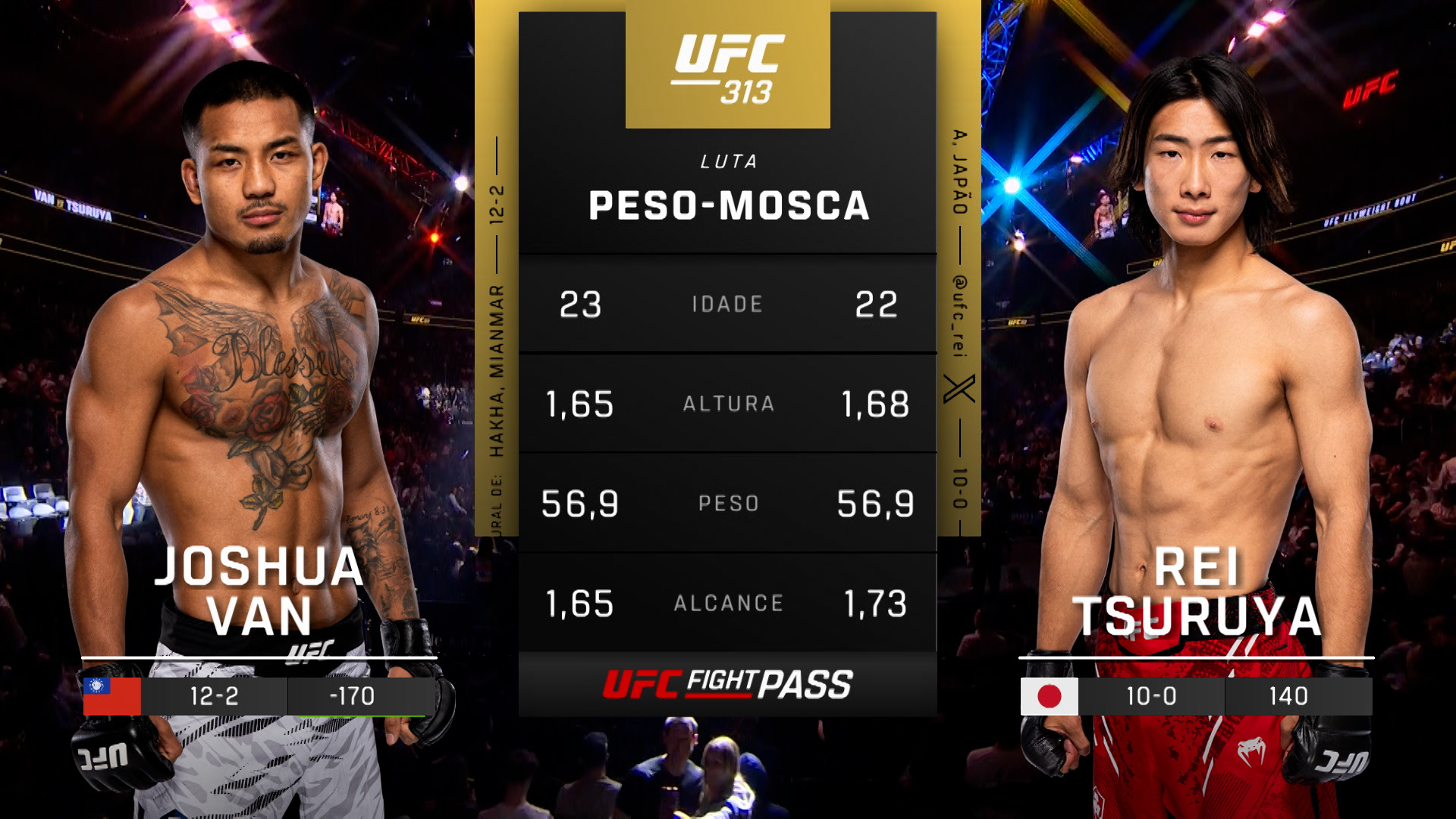 Watch UFC (Português) 313: Joshua Van vs. Rei Tsuruya Prelims ...