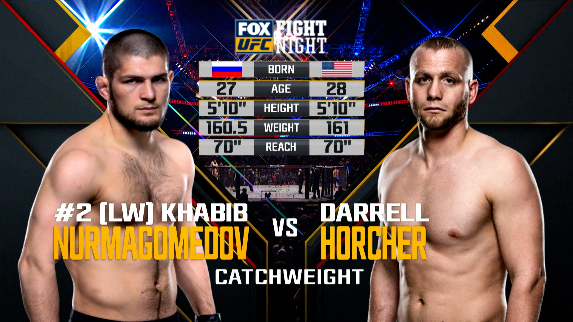 Assista a UFC Fight Night Khabib Nurmagomedov vs. Darrell Horcher ...