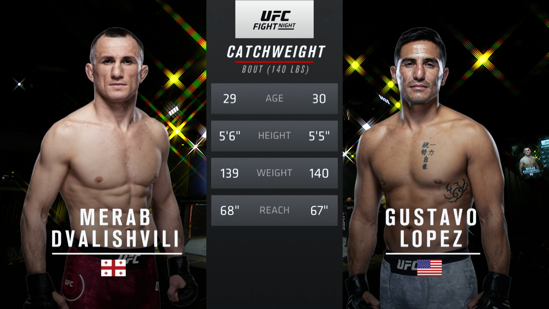 Watch UFC Fight Night Merab Dvalishvili vs. Gustavo Lopez - Paramount+ ...