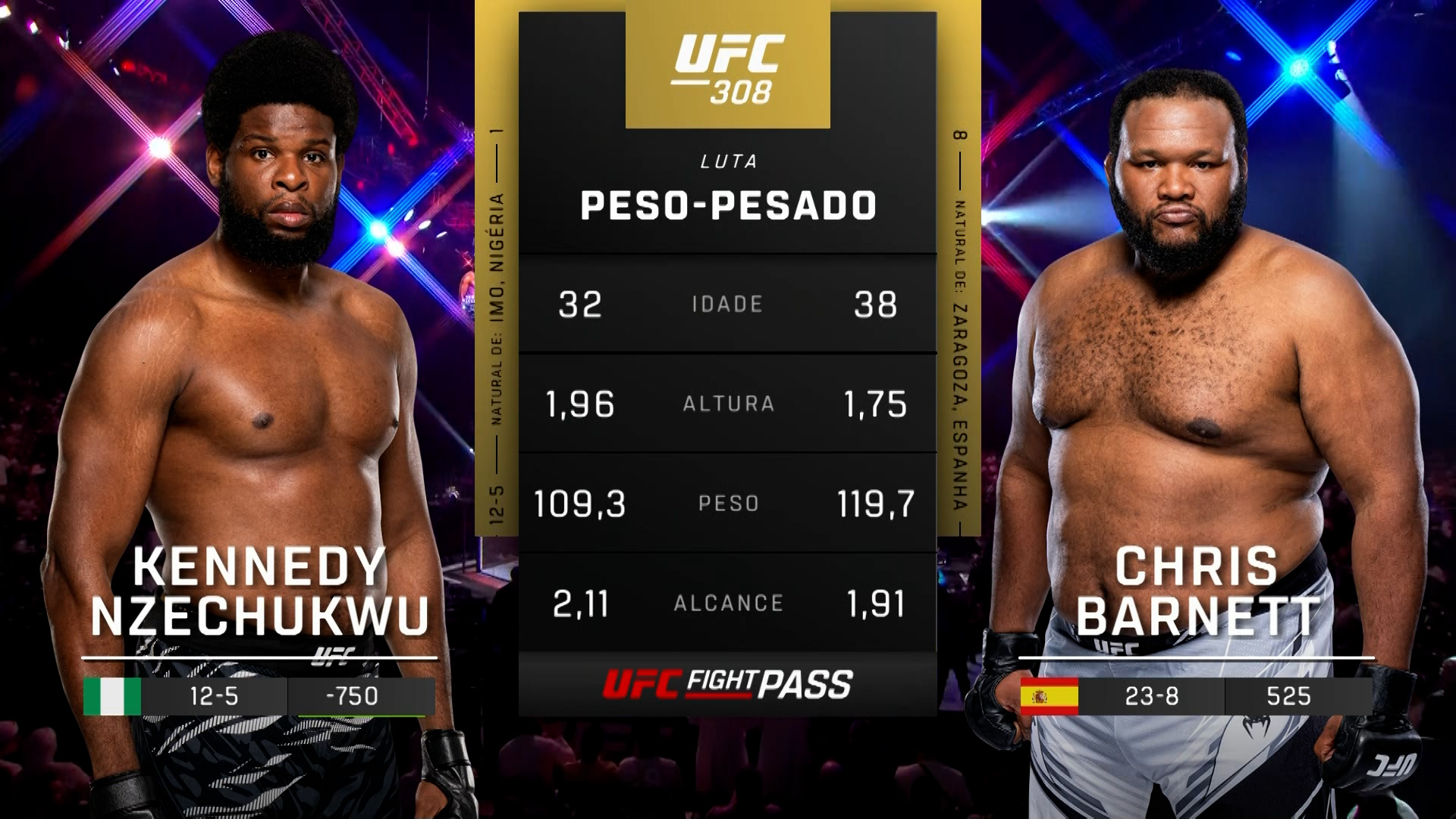 Watch UFC (Português) 308: Kennedy Nzechukwu vs. Chris Barnett Prelims ...
