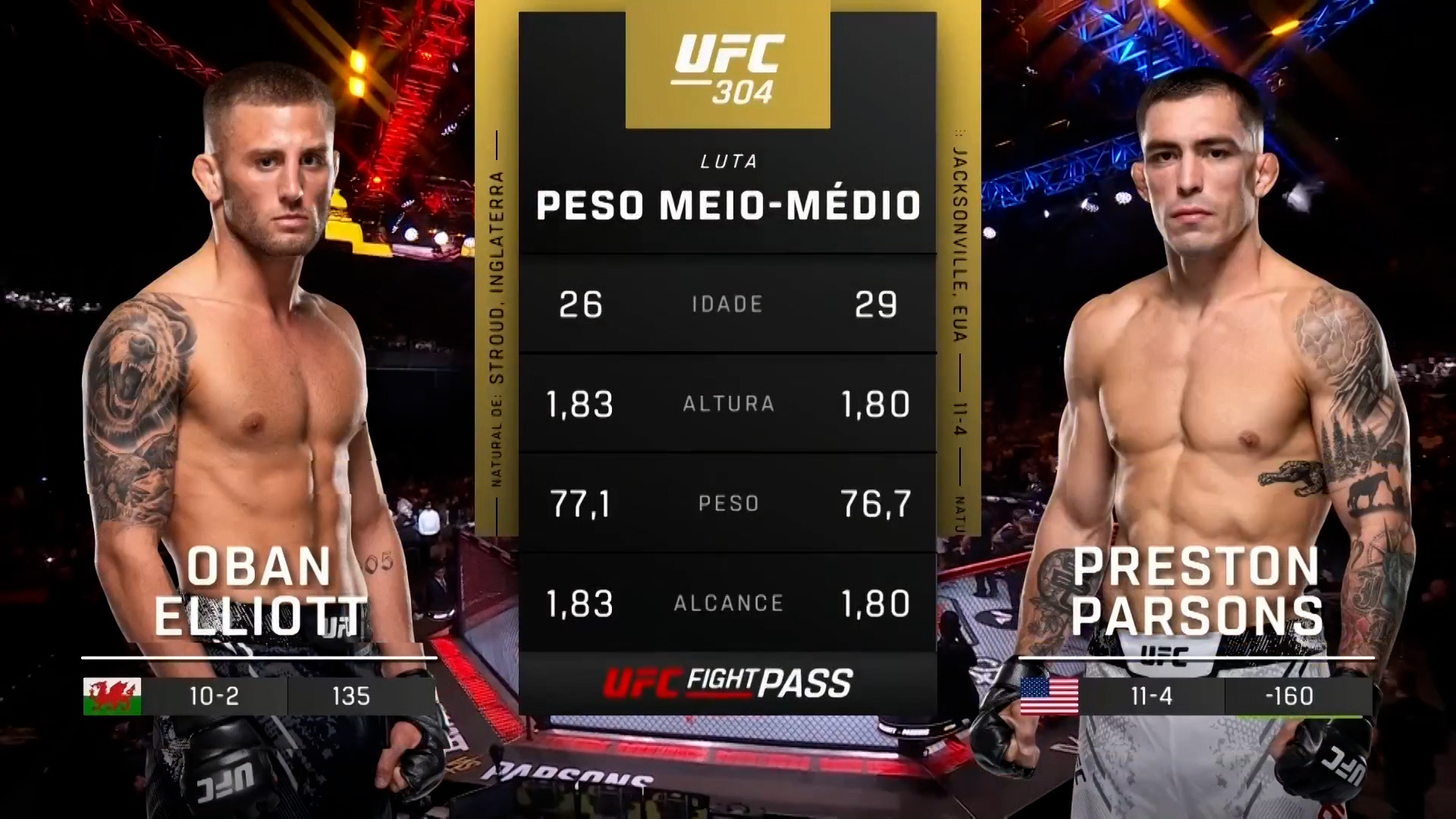 Watch UFC (Português) 304: Oban Elliott vs. Preston Parsons Prelims ...