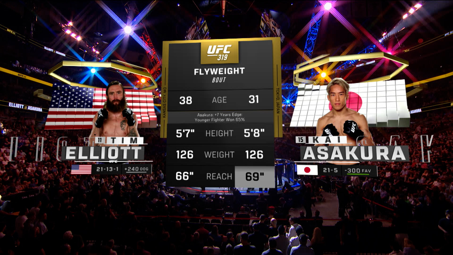 Watch UFC 319: Tim Elliott vs. Kai Asakura Main Card - Paramount+