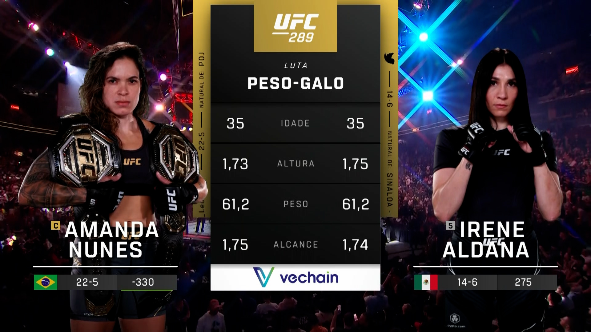 Watch UFC (Português) Amanda Nunes vs. Irene Aldana (UFC 289: Nunes vs ...