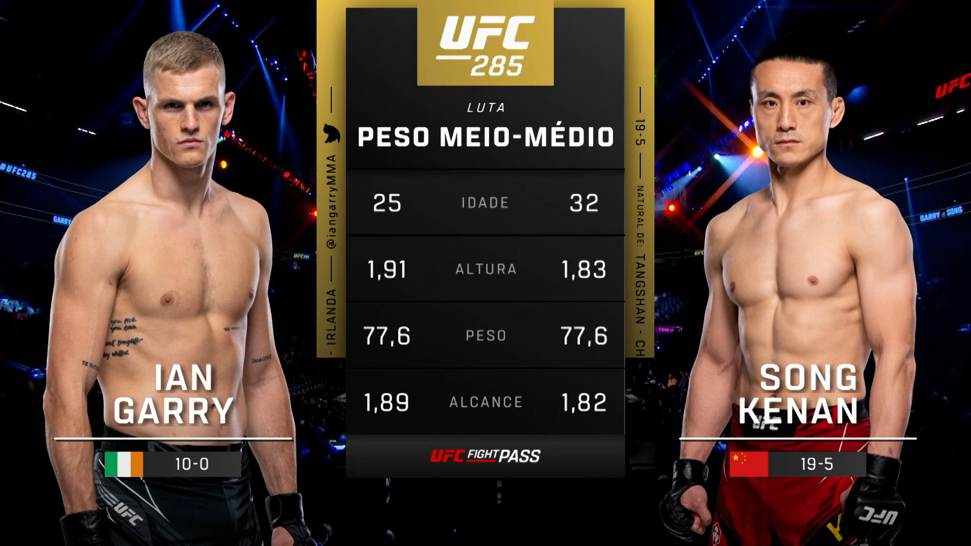 Ve UFC (Português) Ian Garry vs. Song Kenan (UFC 285: Jones vs. Gane ...
