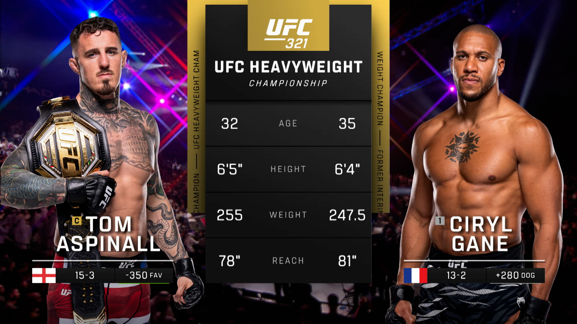 Ve UFC 321: Aspinall vs. Gane Event Recap - Paramount+ Colombia