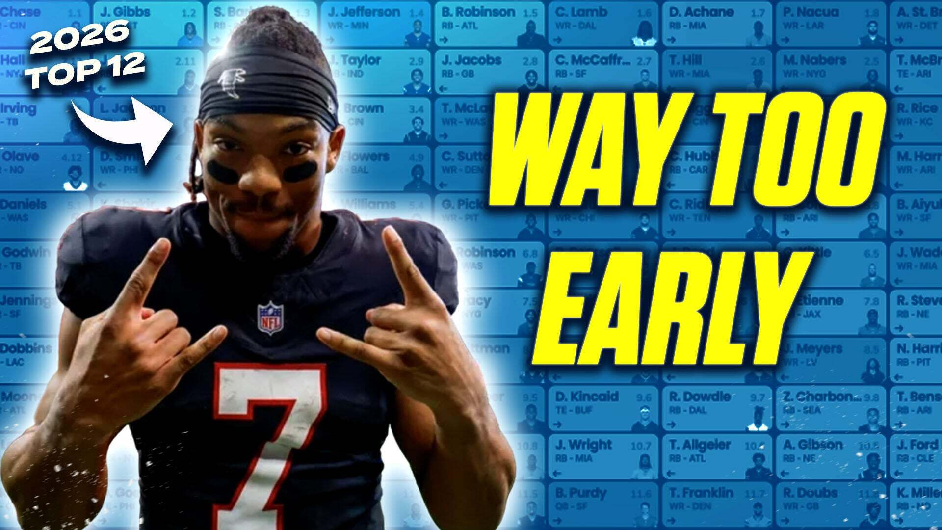 Watch NFL on CBS Fantasy Football Today: Way Too Early Top 12 for 2026 ...