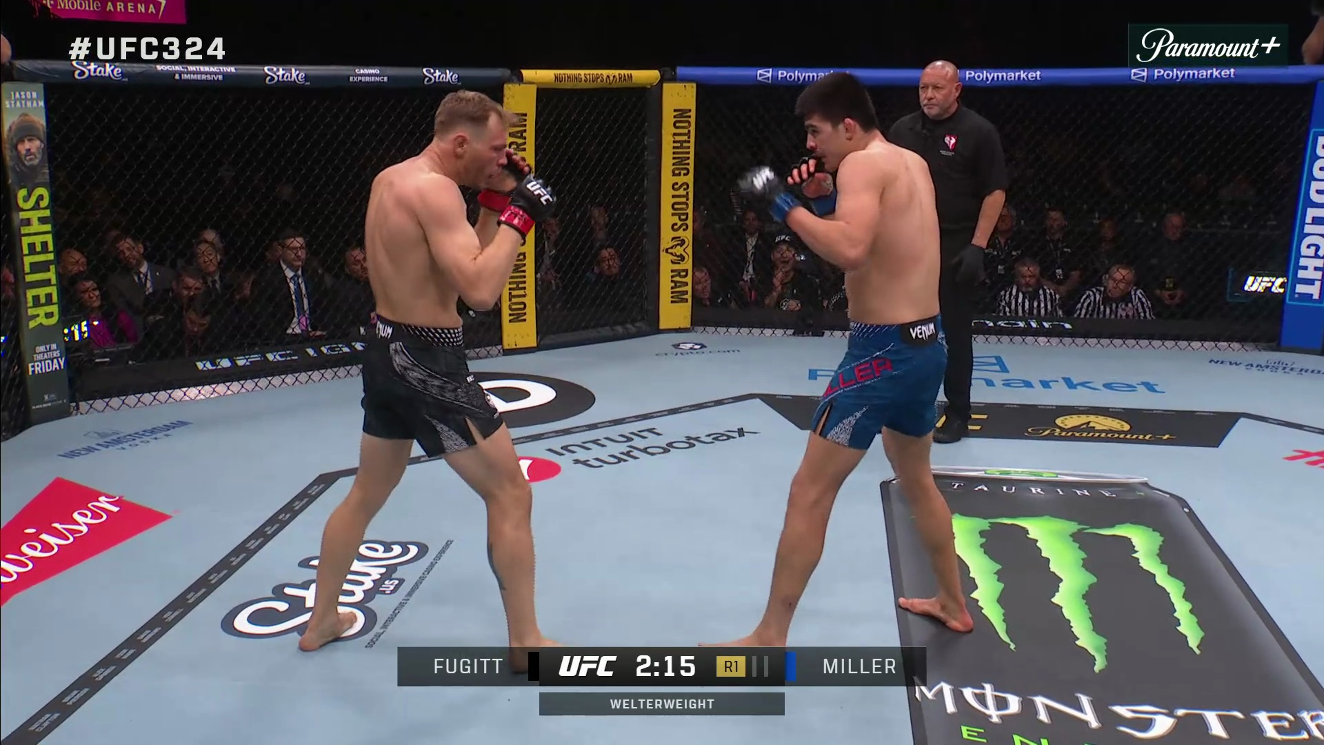 Ve UFC (Português) Adam Fugitt vs. Ty Miller (UFC 324: Gaethje vs ...