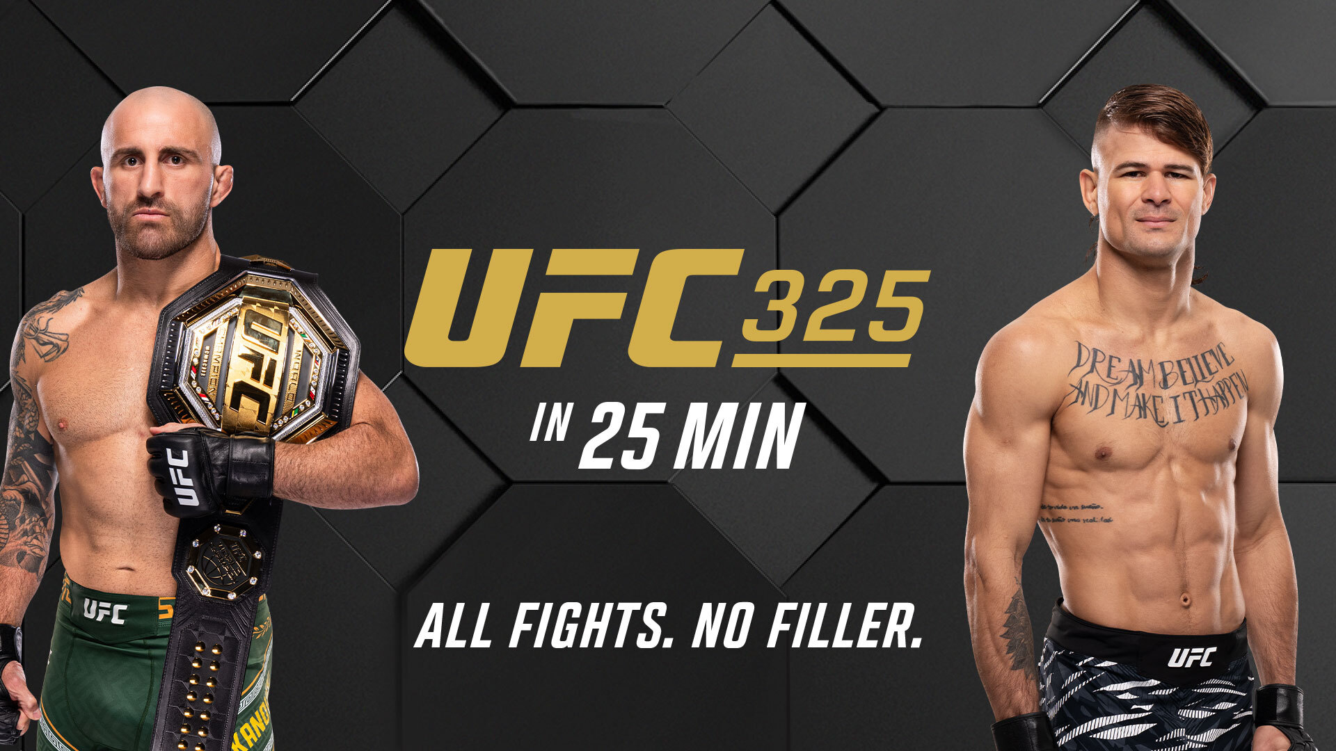 Watch UFC UFC 325 in 25-Min. All Fights. No Filler. - Paramount+