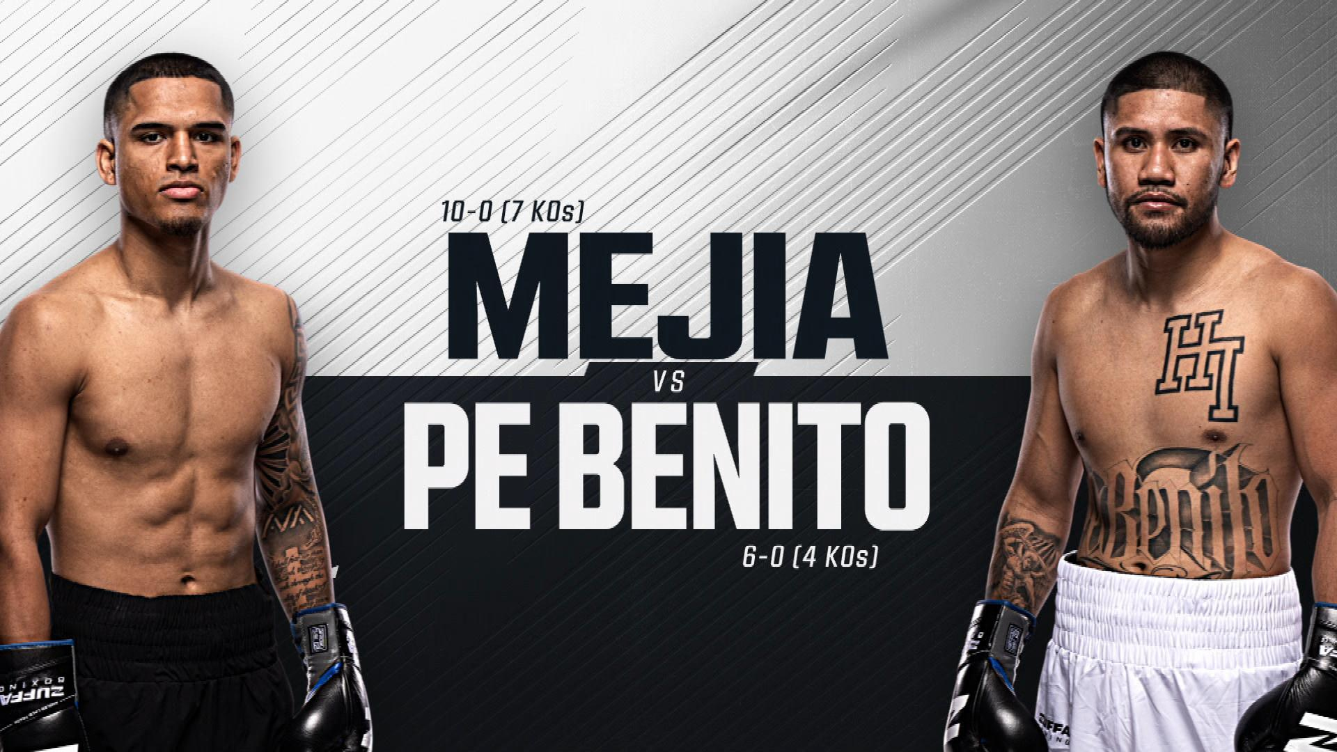 Ve Zuffa Boxing Abel Mejia vs. Jaybrio Pe Benito (Zuffa Boxing 03 ...