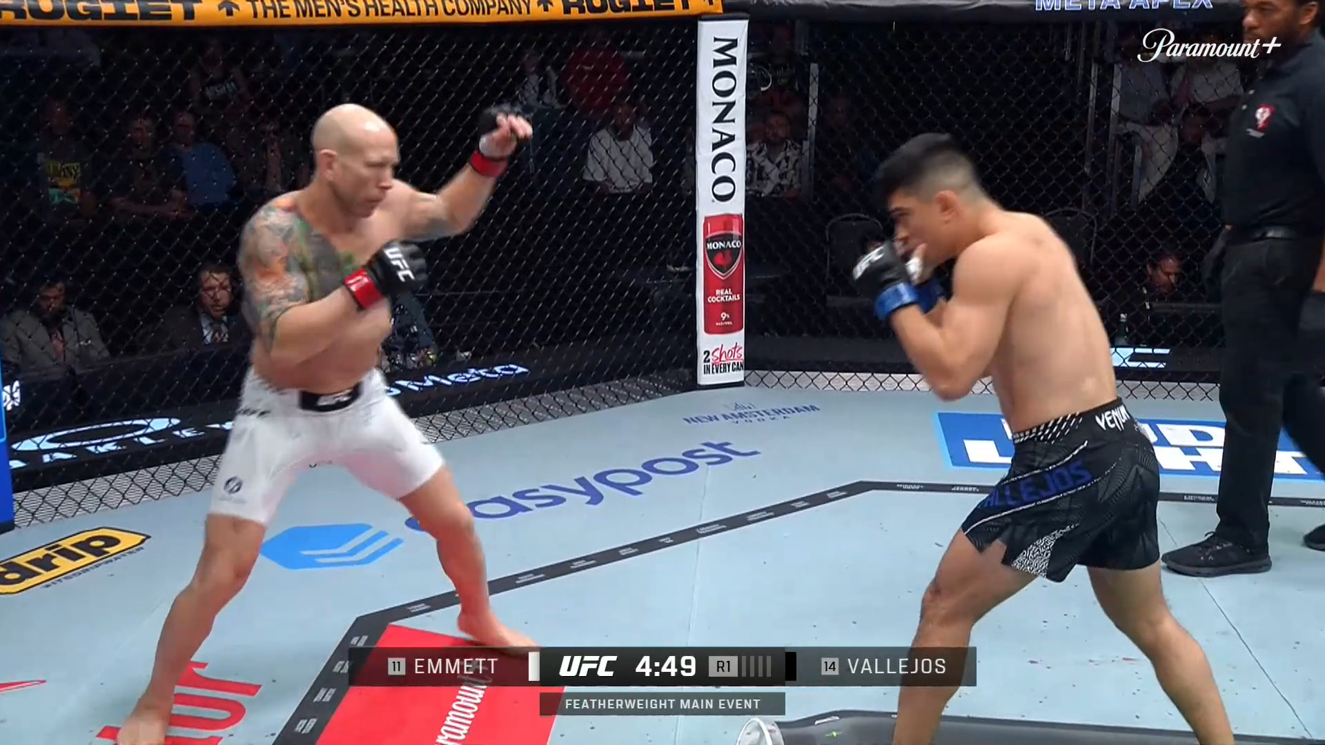 Ve UFC Fight Night (Español) Josh Emmett vs. Kevin Vallejos (UFC Fight ...