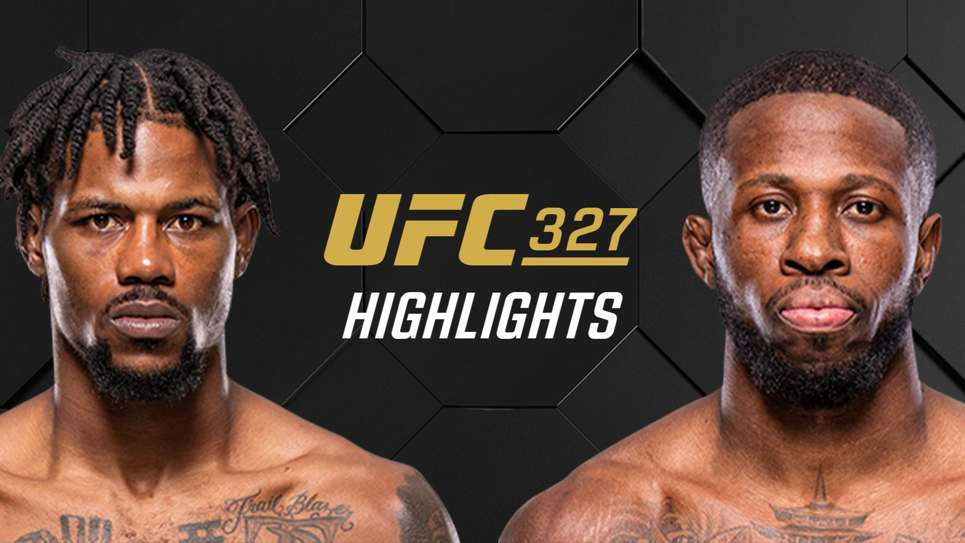 Watch UFC Holland vs. Brown Highlights - UFC 327 - Paramount+