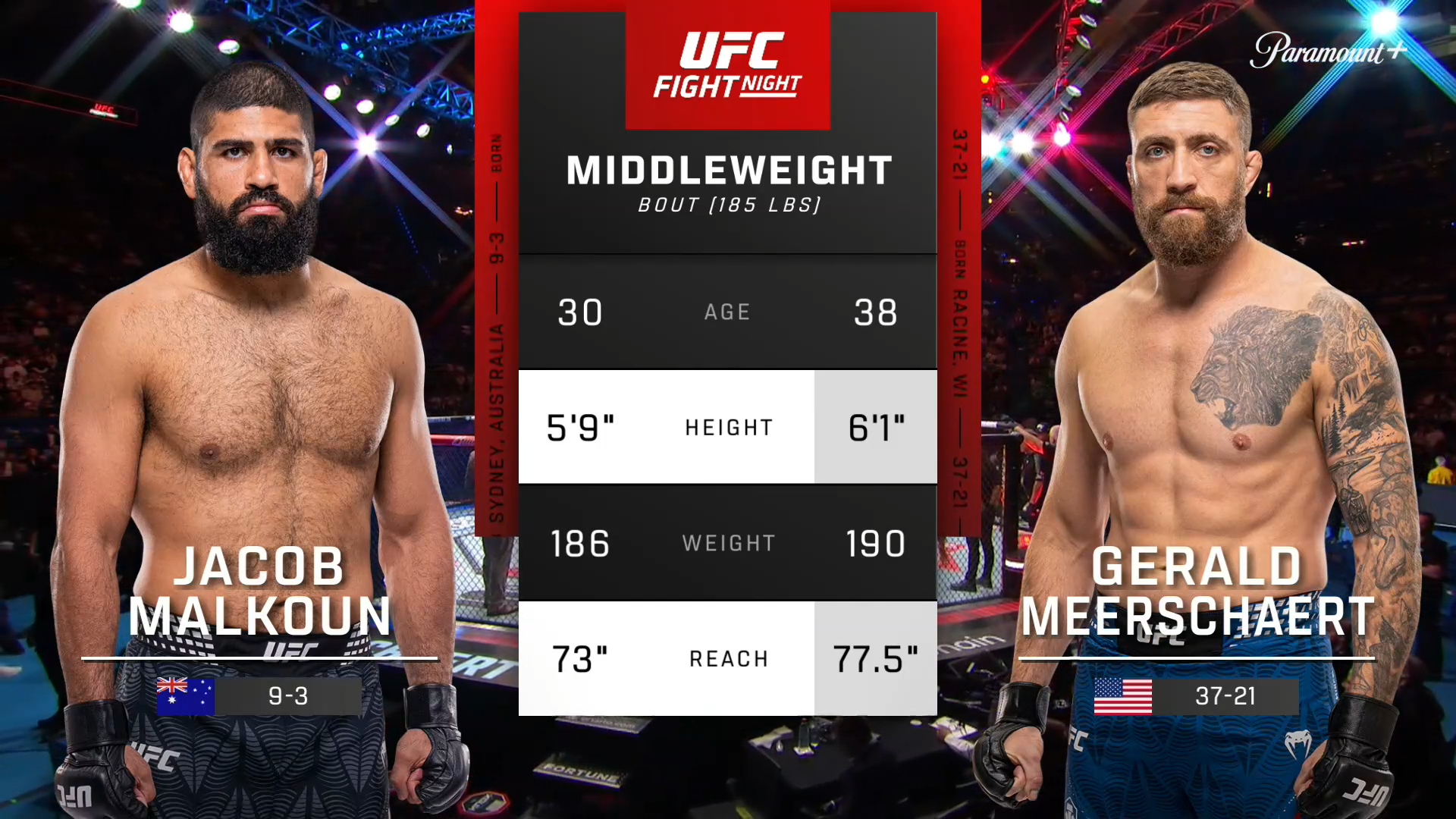 Watch UFC Fight Night Jacob Malkoun vs. Gerald Meerschaert (UFC Fight ...