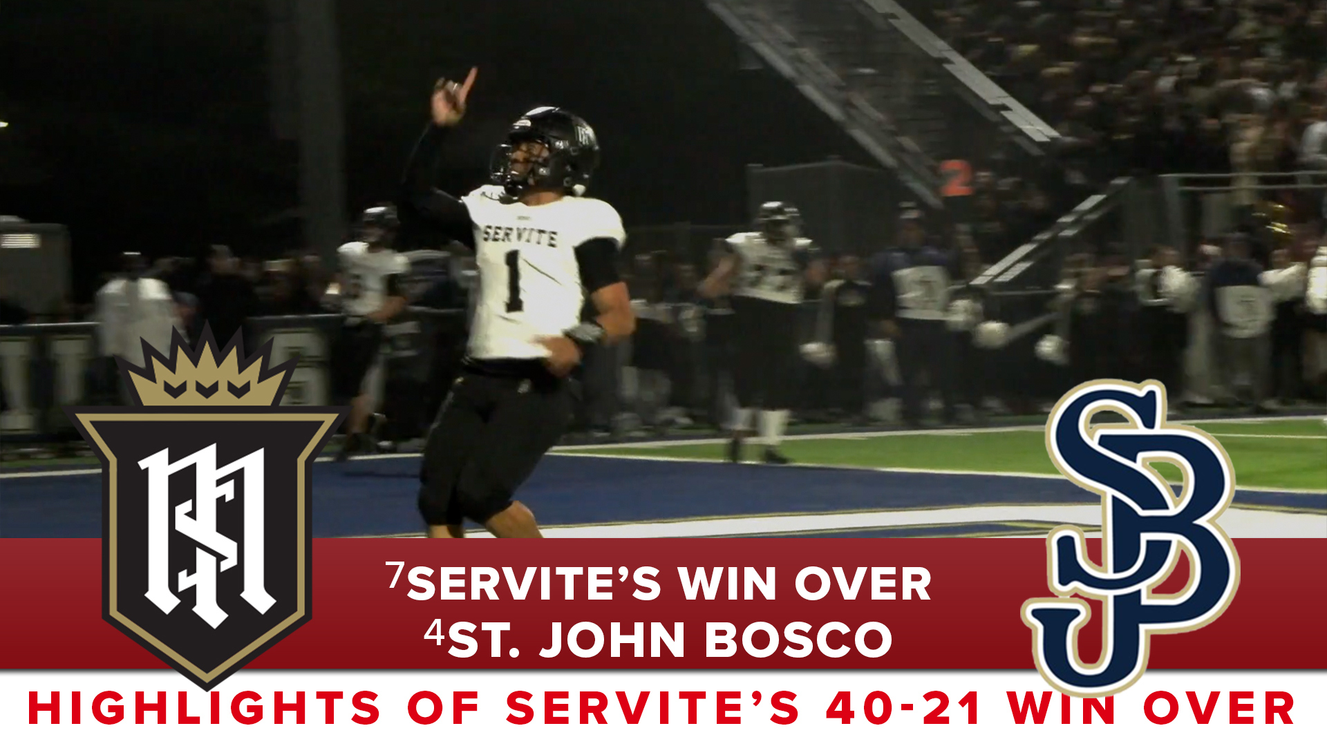 Videos - St. John Bosco Braves (Bellflower, CA) Varsity Football
