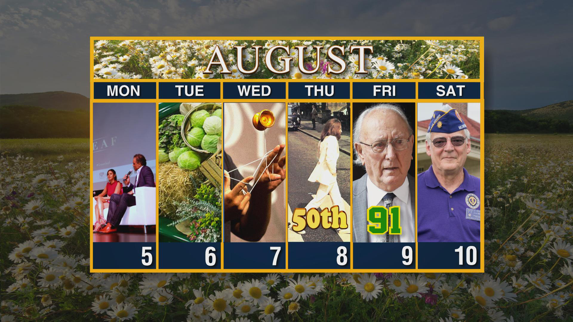 Watch Sunday Morning: Calendar: Week of August 5 - Full show on CBS