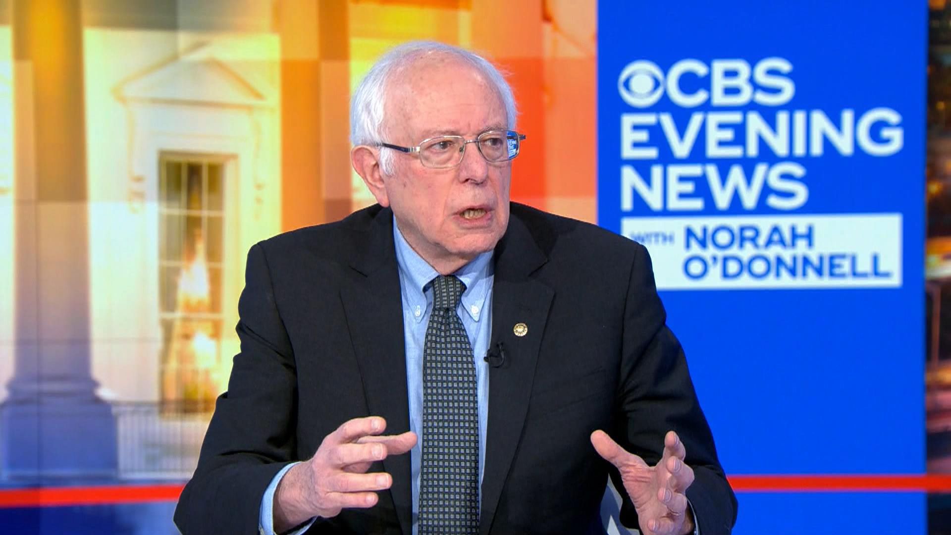 Watch CBS Evening News: Sanders on the cost of his health plan - Full ...