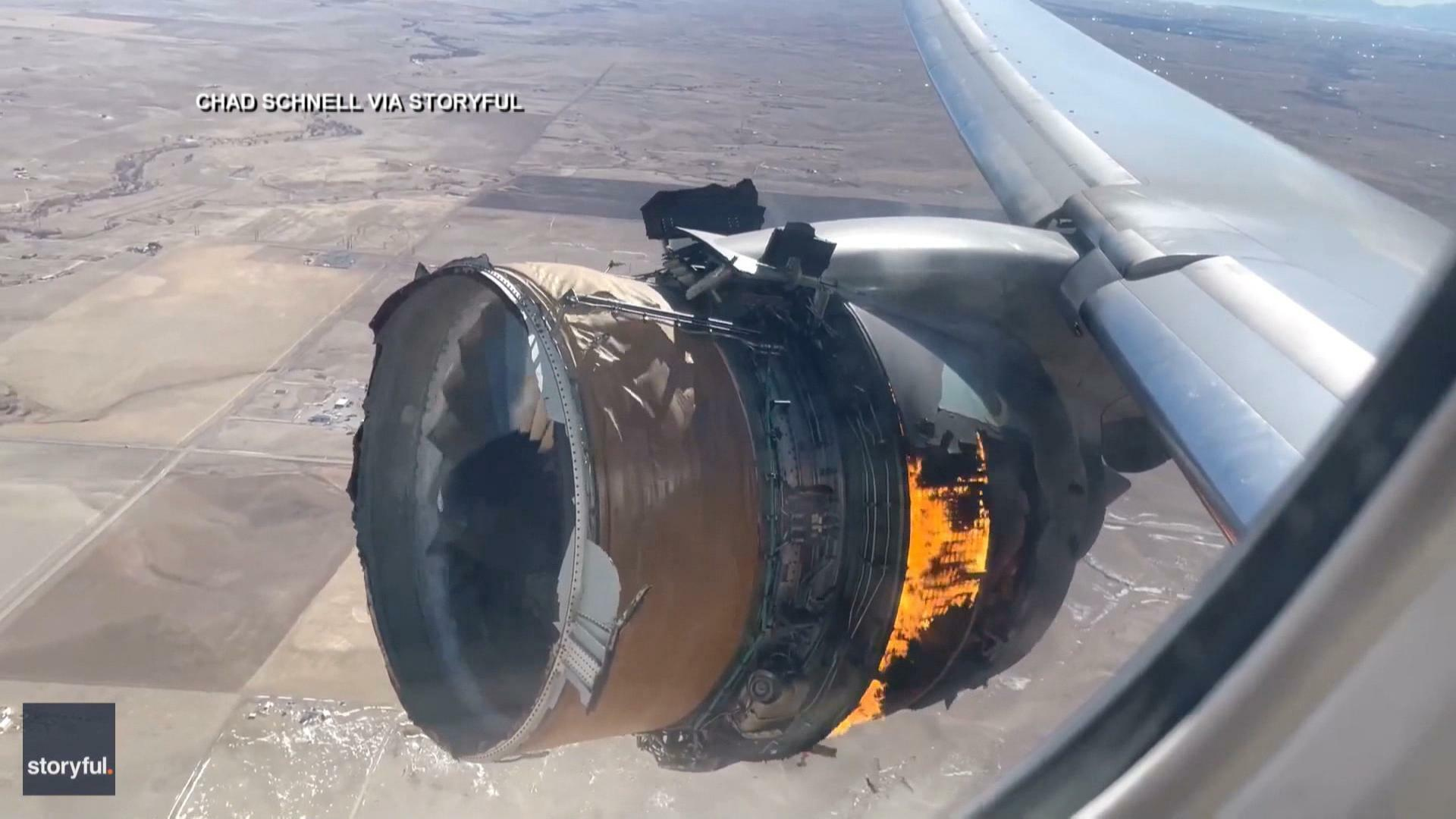 Watch CBS Evening News: Plane engine explodes moments into flight ...
