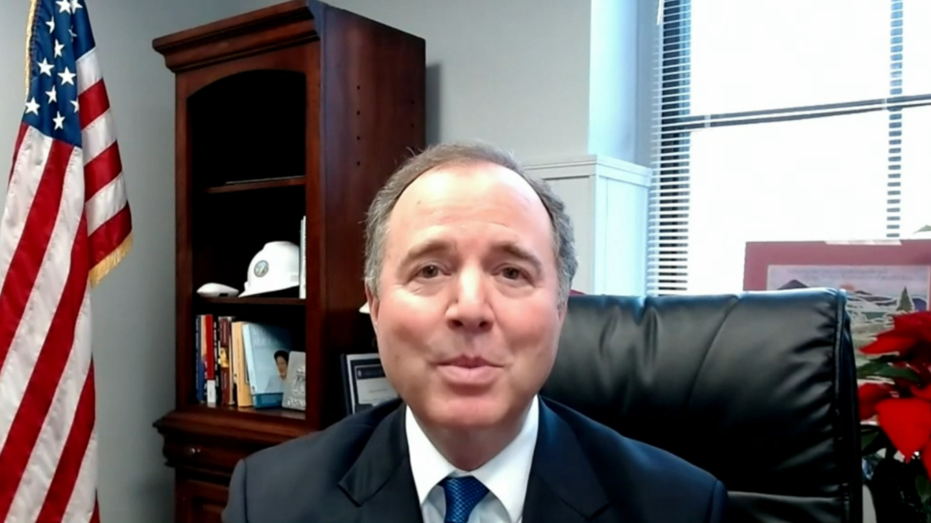 Watch Red and Blue: Representative Schiff on one year since Capitol ...