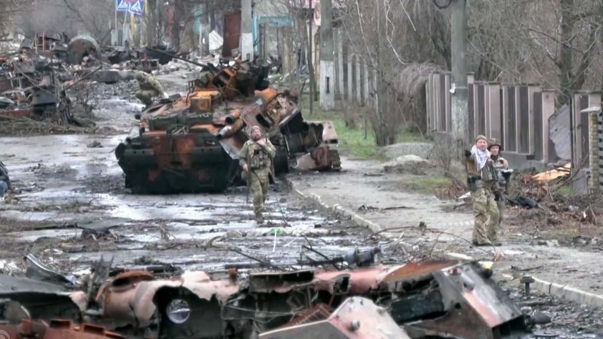 Watch CBS Evening News: Horrific scene in Bucha, Ukraine - Full show on CBS